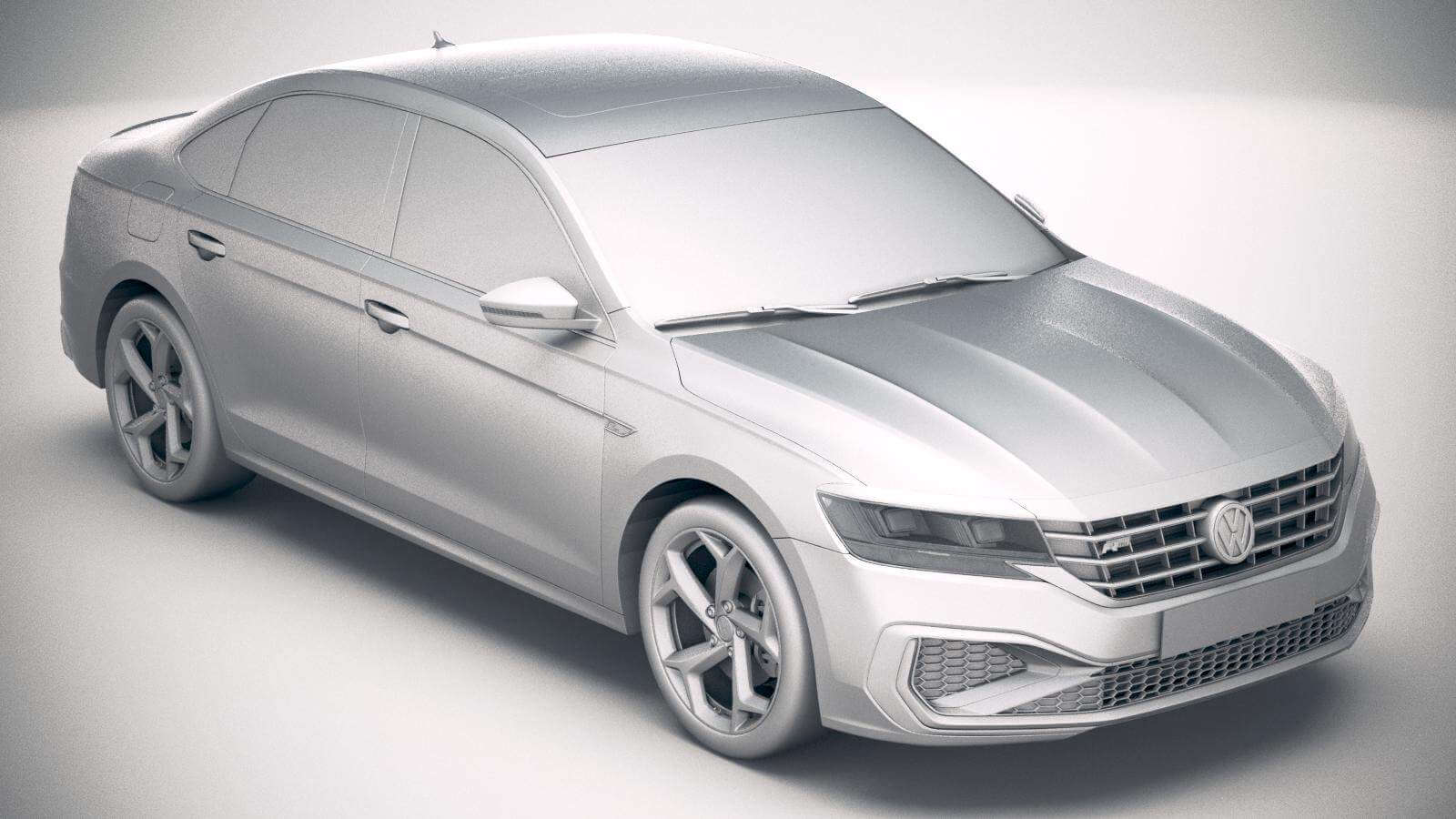Volkswagen Passat R-Line 2020 3D Model by SQUIR