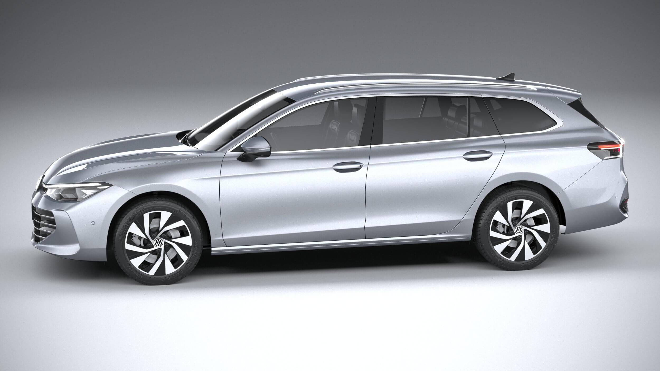 Volkswagen Passat Variant Business 2024 - 3D Model by SQUIR