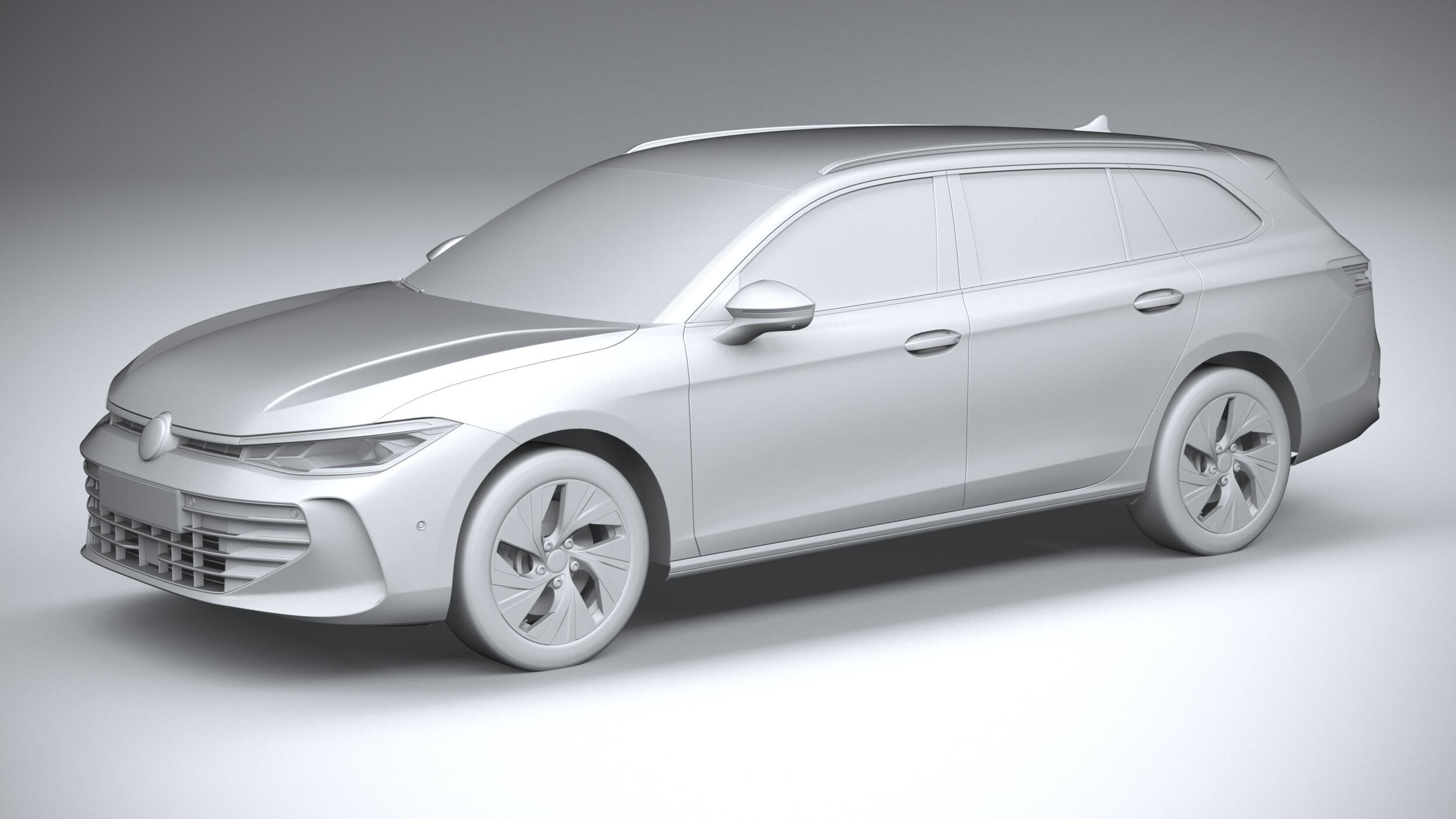 Volkswagen Passat Variant Business 2024 - 3D Model by SQUIR