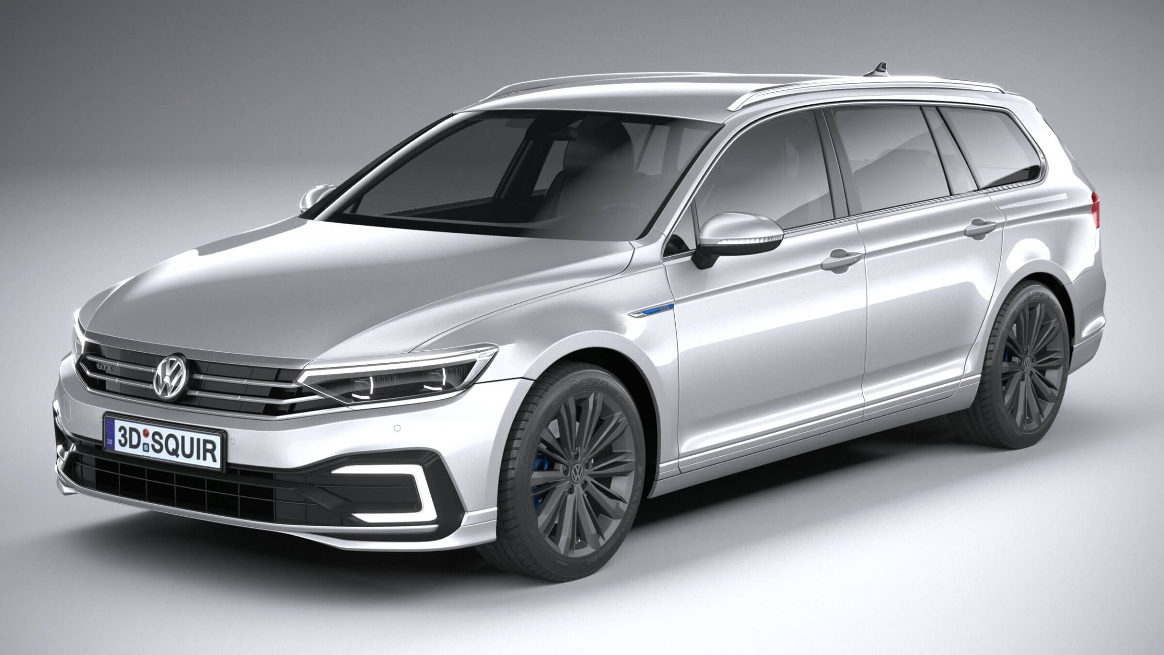 Volkswagen Passat Variant GTE 2020 - 3D Model by SQUIR
