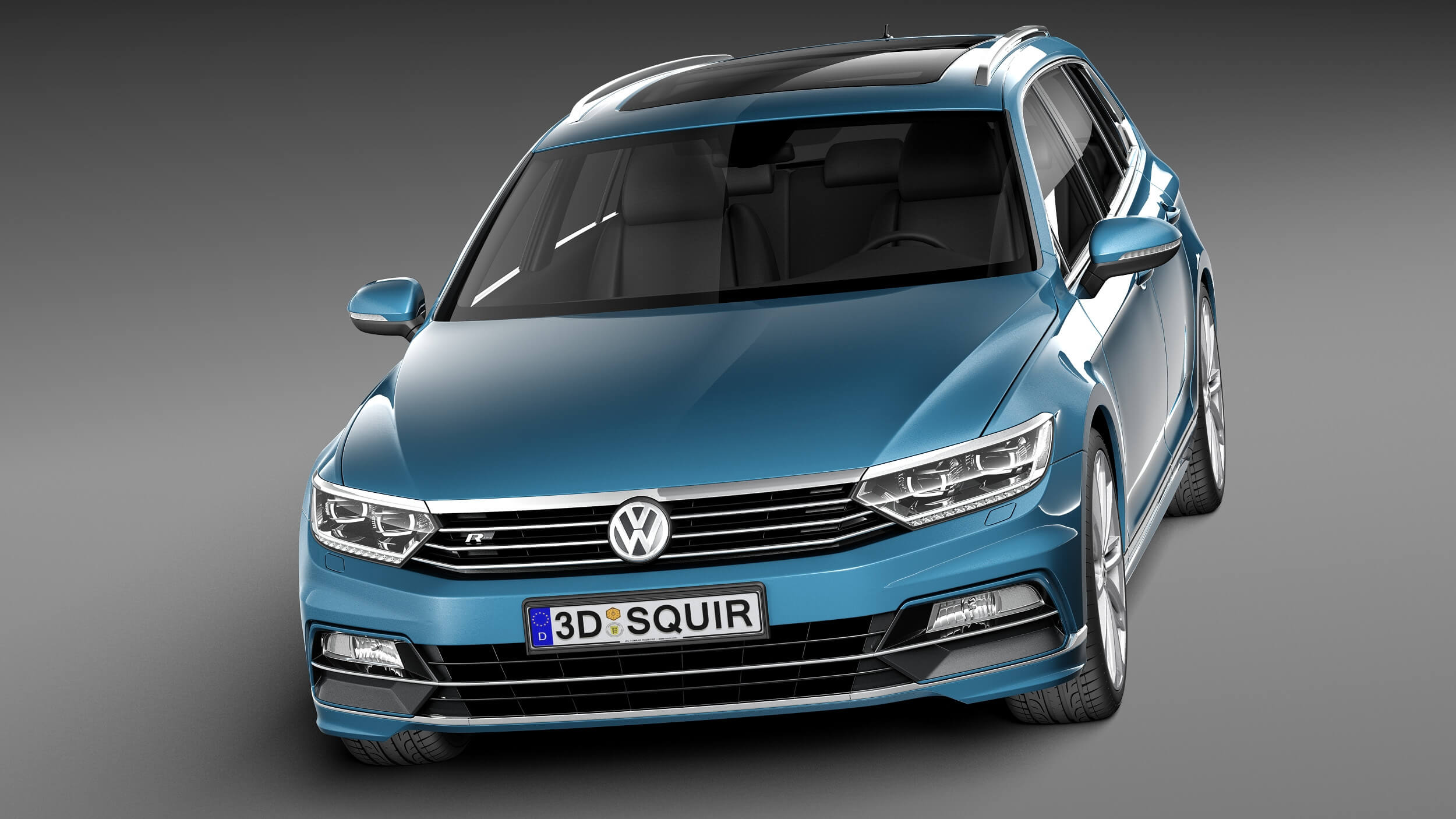 Volkswagen Passat Variant R-Line 2015 3D Model by SQUIR