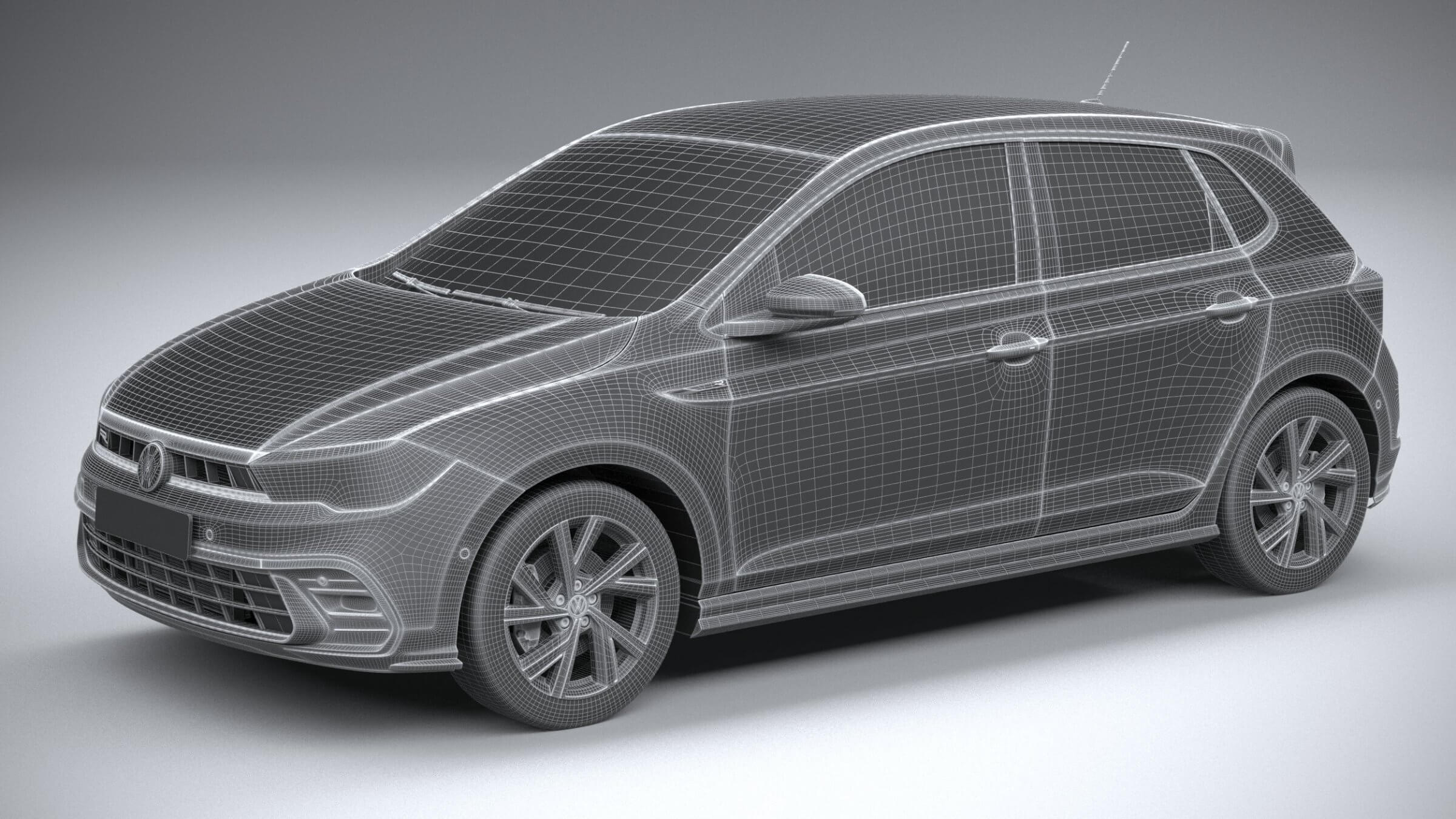 Volkswagen Polo 2022 - 3D Model by SQUIR