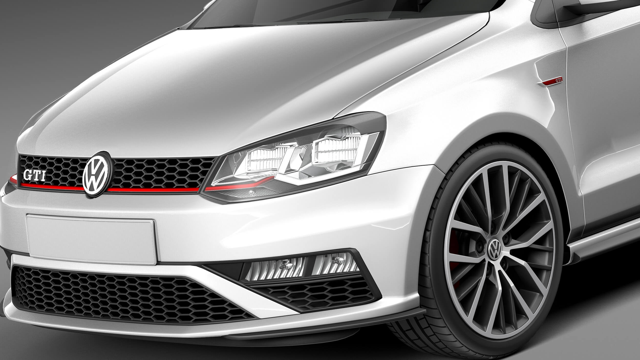Volkswagen Polo GTI 5 Door 2015 - 3D Model by SQUIR