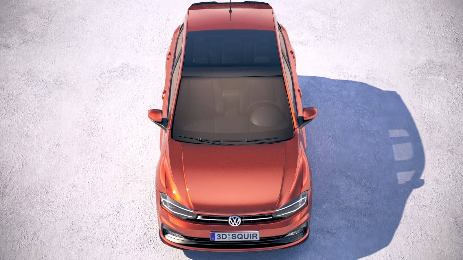 Volkswagen Polo R-line 2018 3D Model by SQUIR