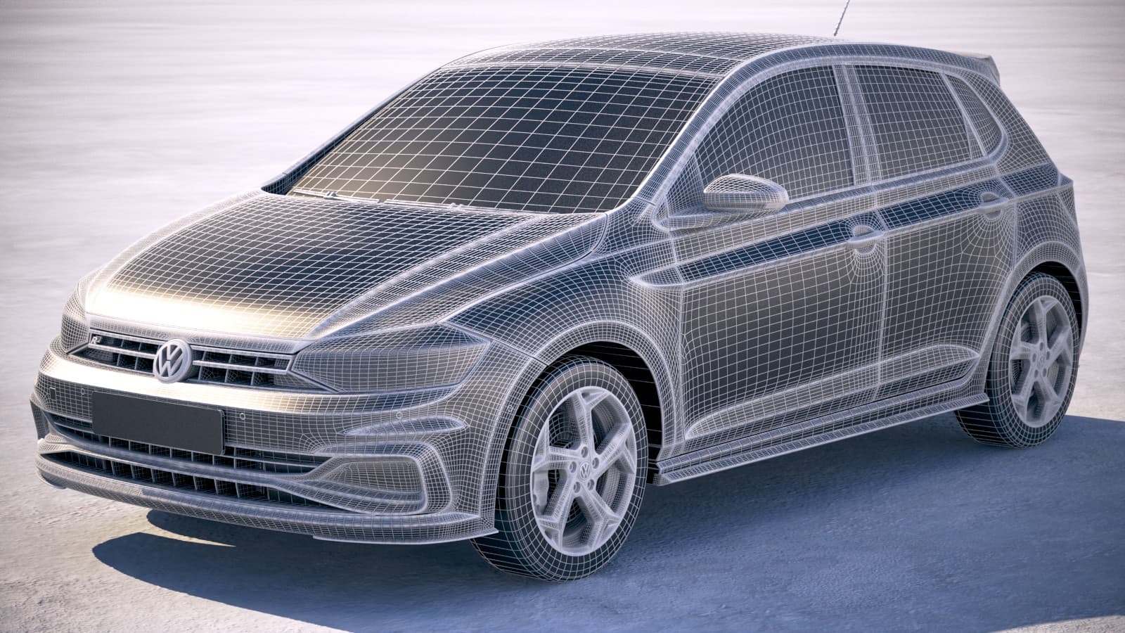 Volkswagen Polo R-line 2018 3D Model by SQUIR