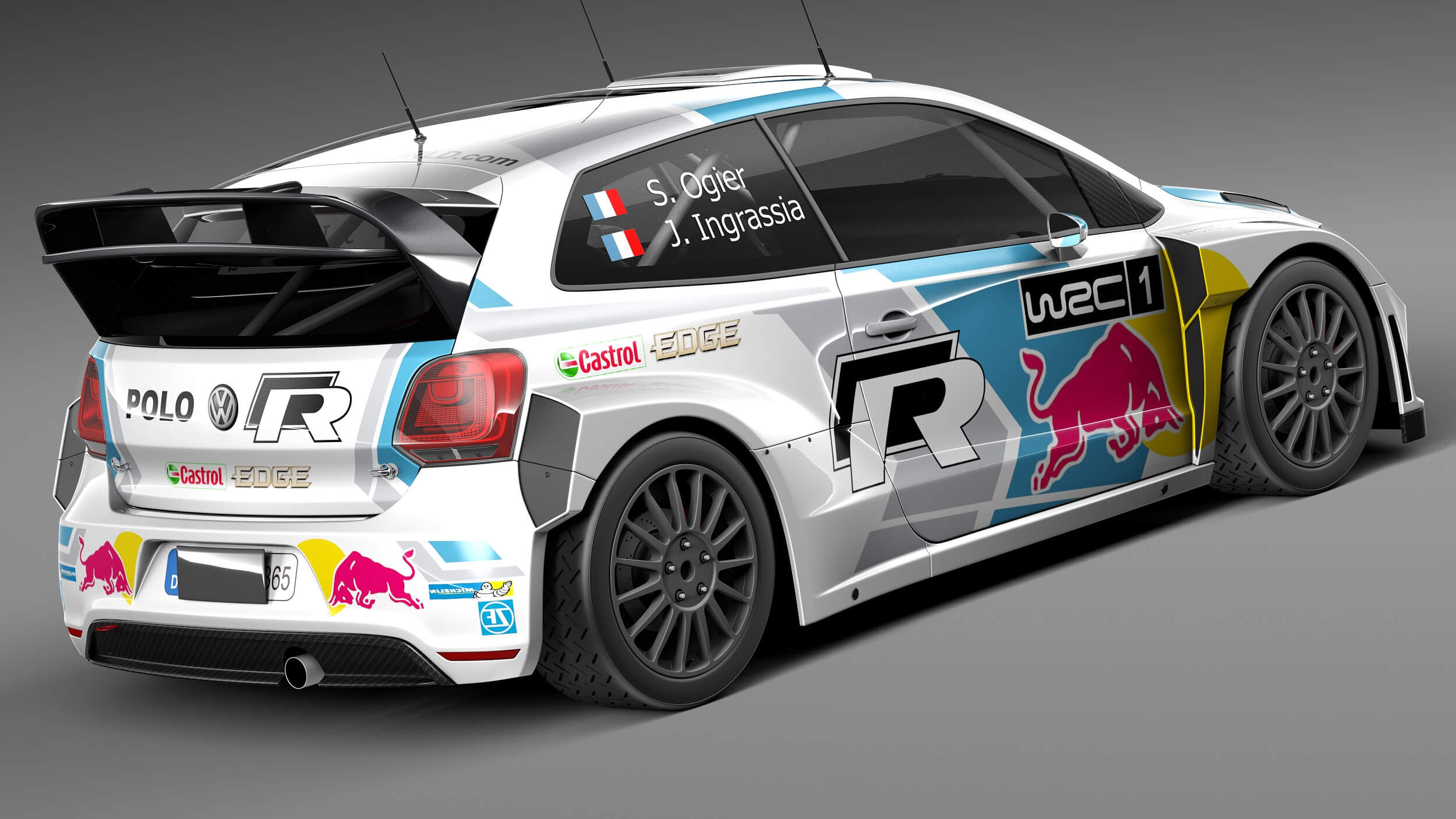 Volkswagen Polo WRC 2014 - 3D Model by SQUIR