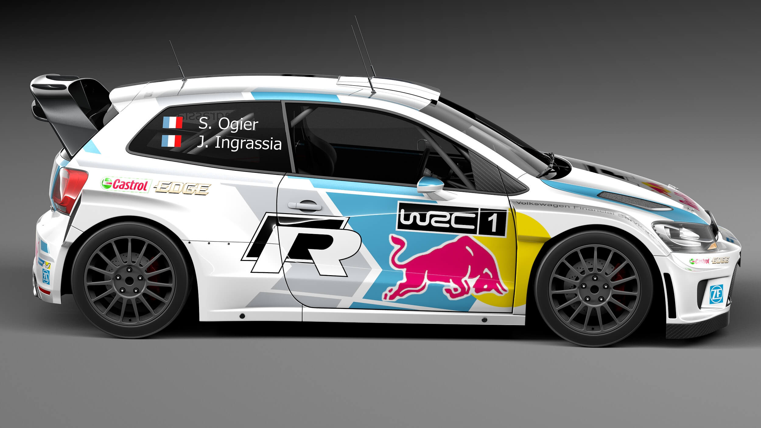 Volkswagen Polo WRC 2014 - 3D Model by SQUIR