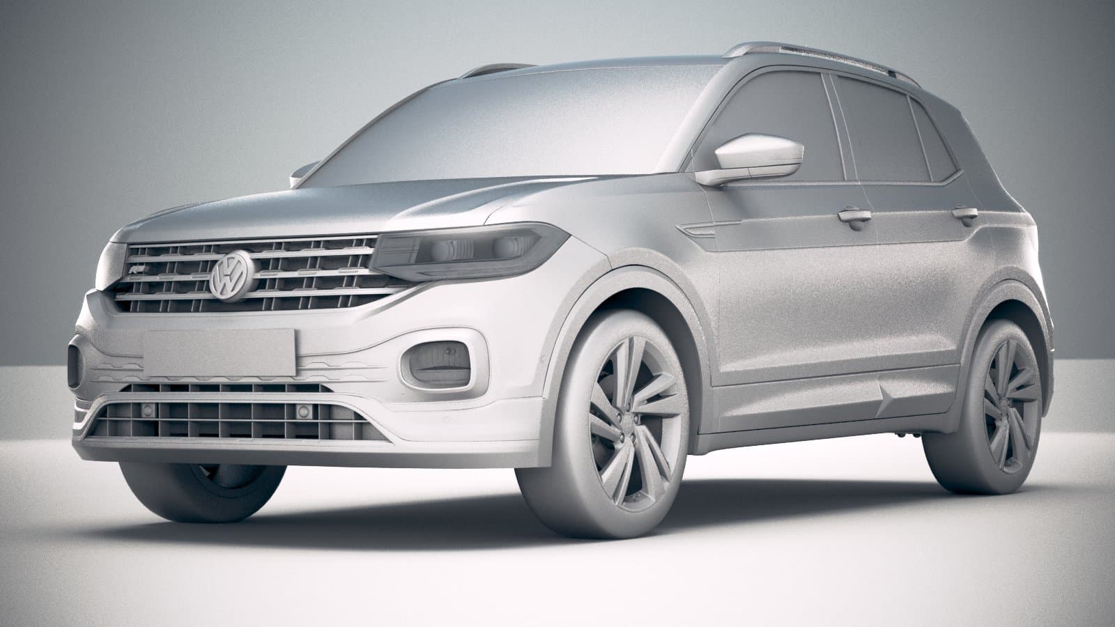 Volkswagen T-Cross 2019 3D Model by SQUIR