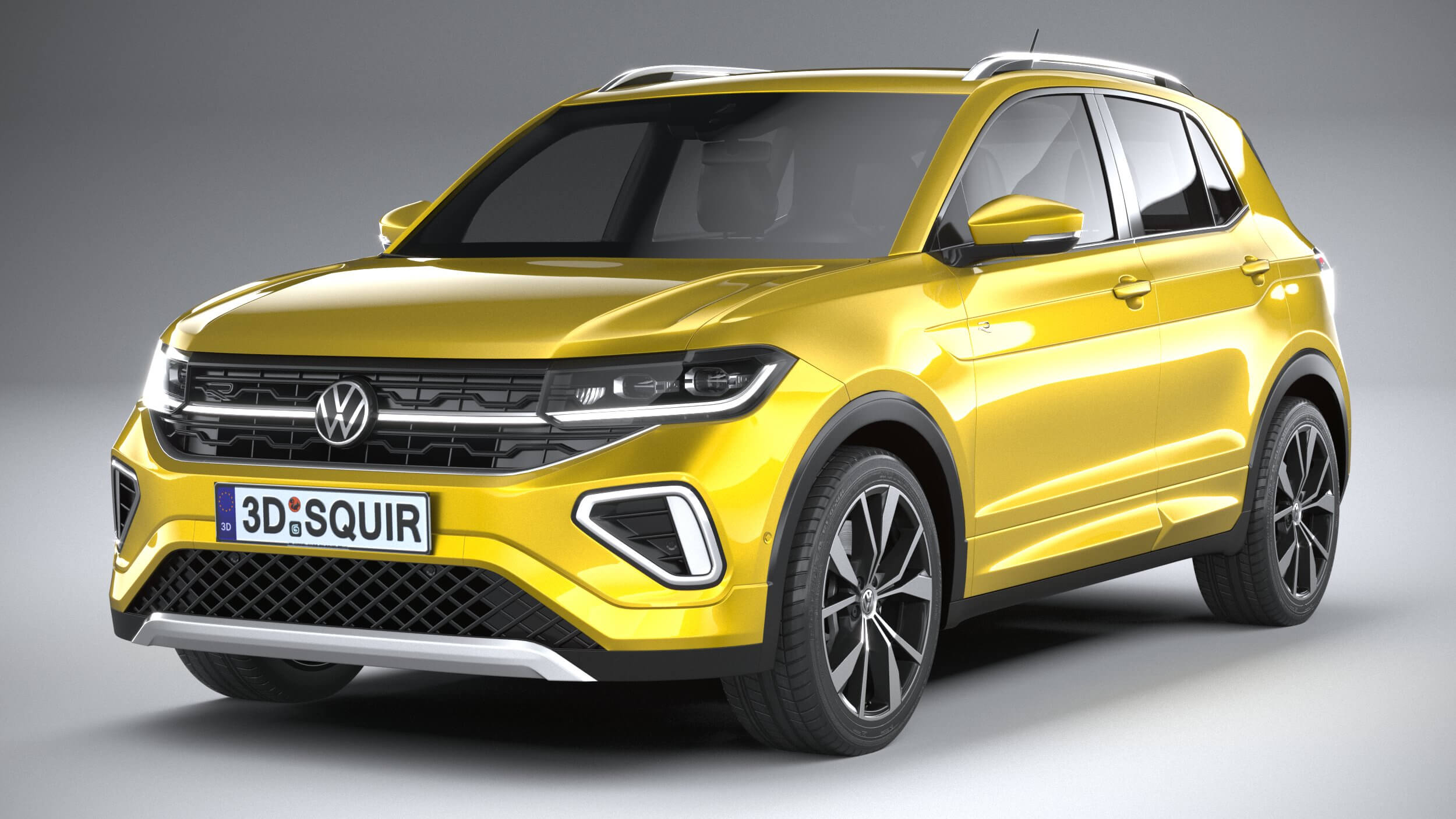 Volkswagen T-Cross R-Line 2024 3D Model by SQUIR