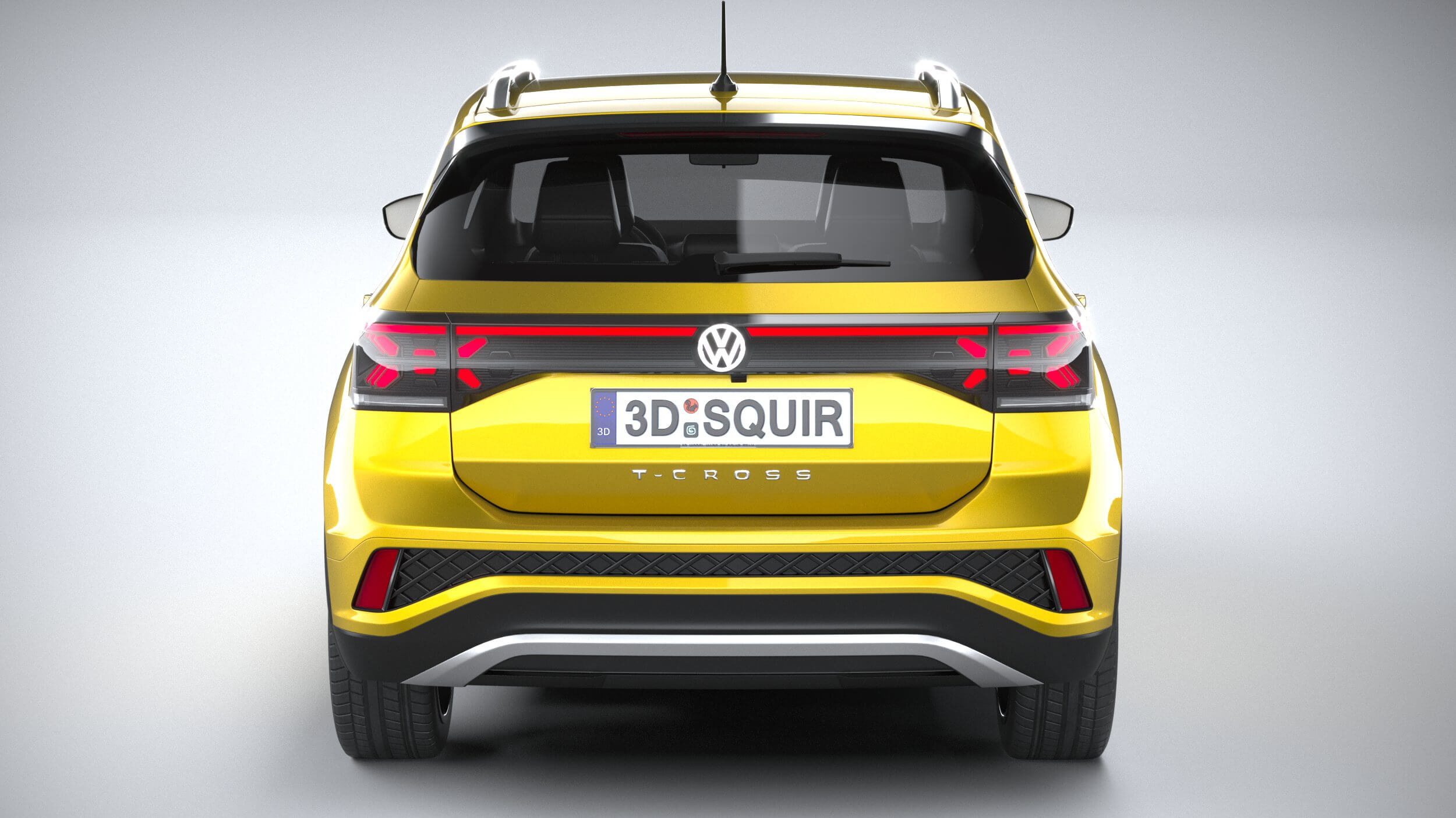 Volkswagen T-Cross R-Line 2024 3D Model by SQUIR