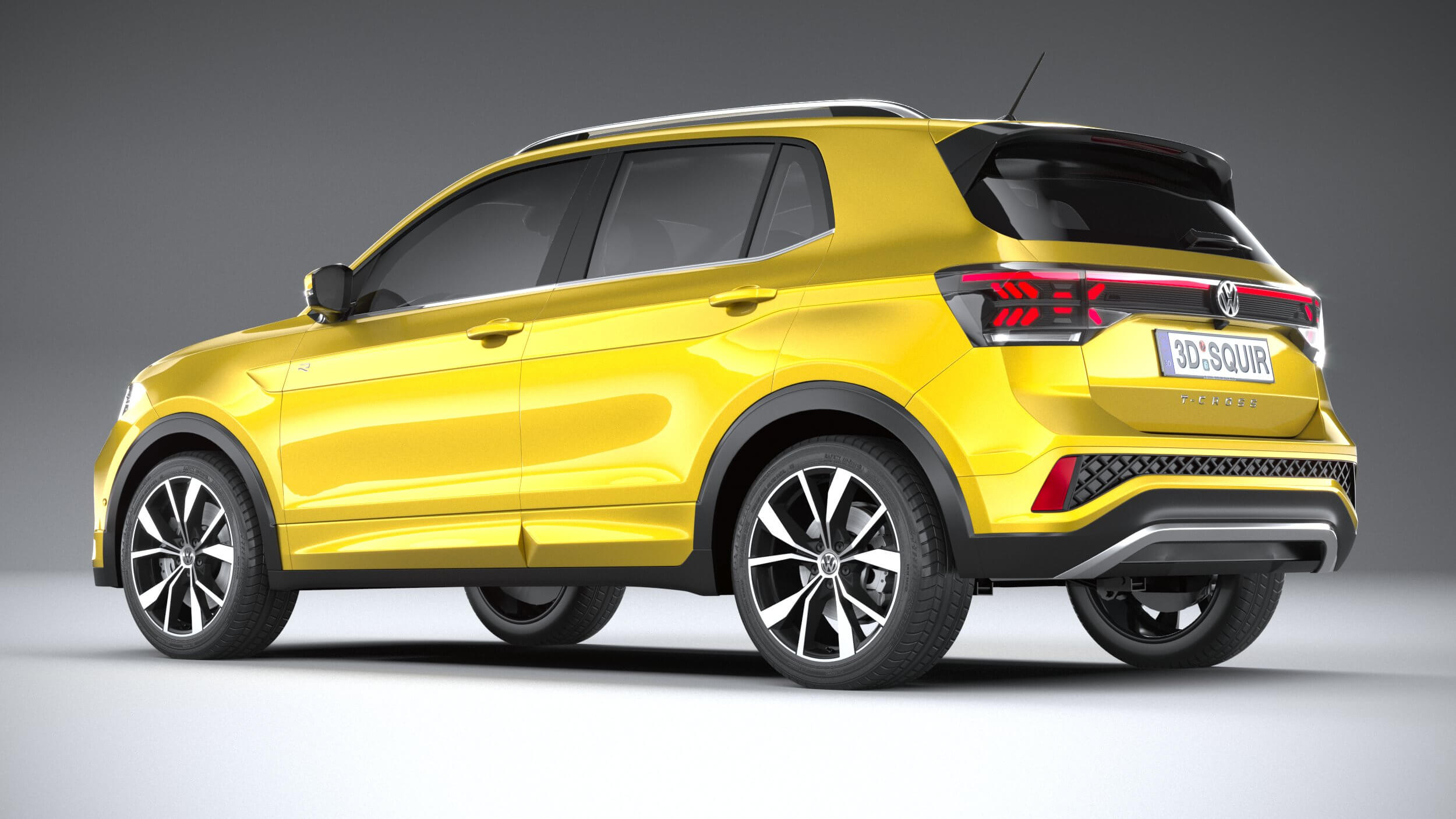 Volkswagen T-Cross R-Line 2024 3D Model by SQUIR