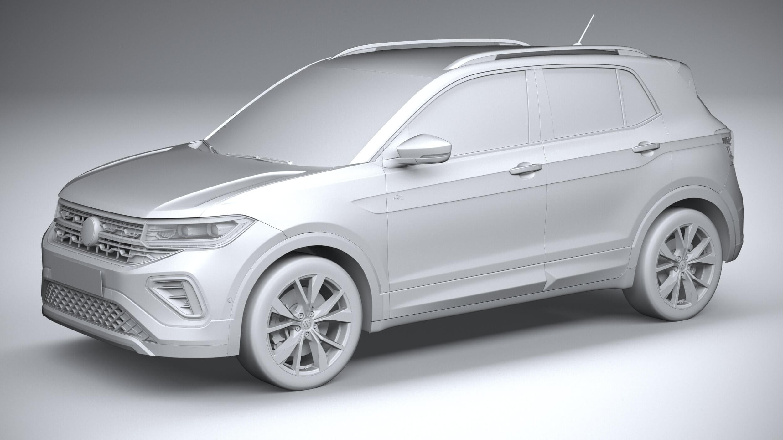 Volkswagen T-Cross R-Line 2024 3D Model by SQUIR