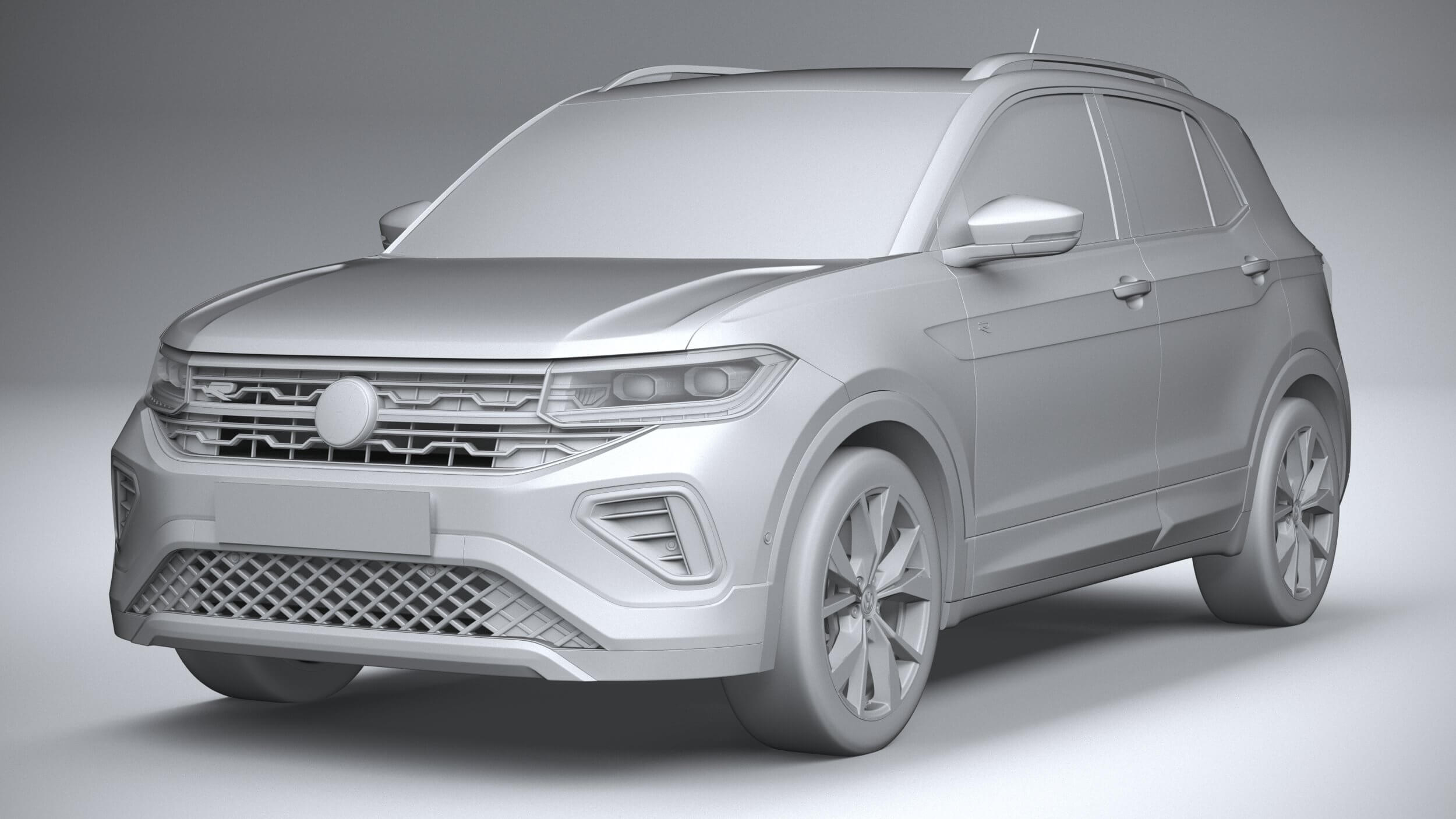 Volkswagen T-Cross R-Line 2024 3D Model by SQUIR