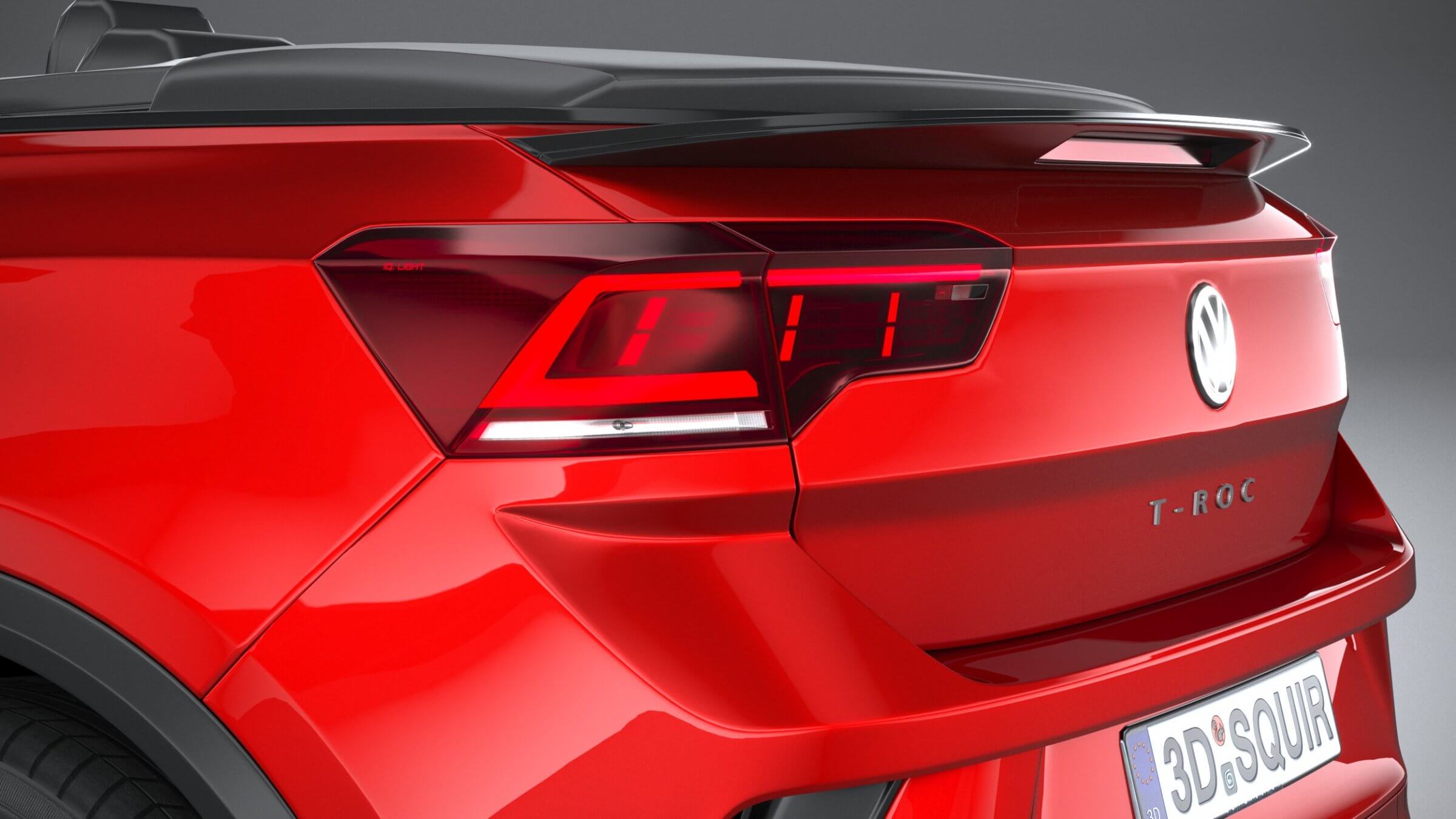Volkswagen T-Roc Cabrio R-line 2022 3D Model by SQUIR