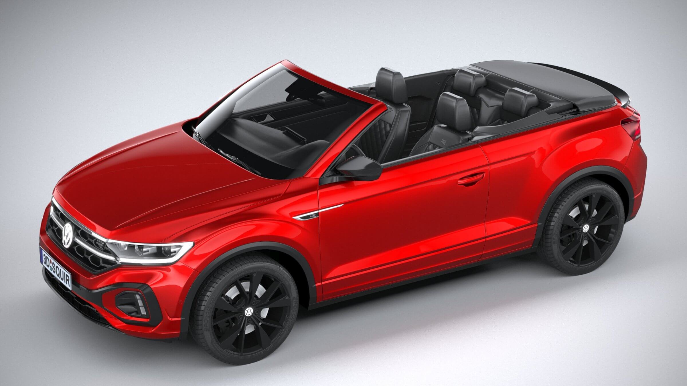 Volkswagen T-Roc Cabrio R-line 2022 3D Model by SQUIR