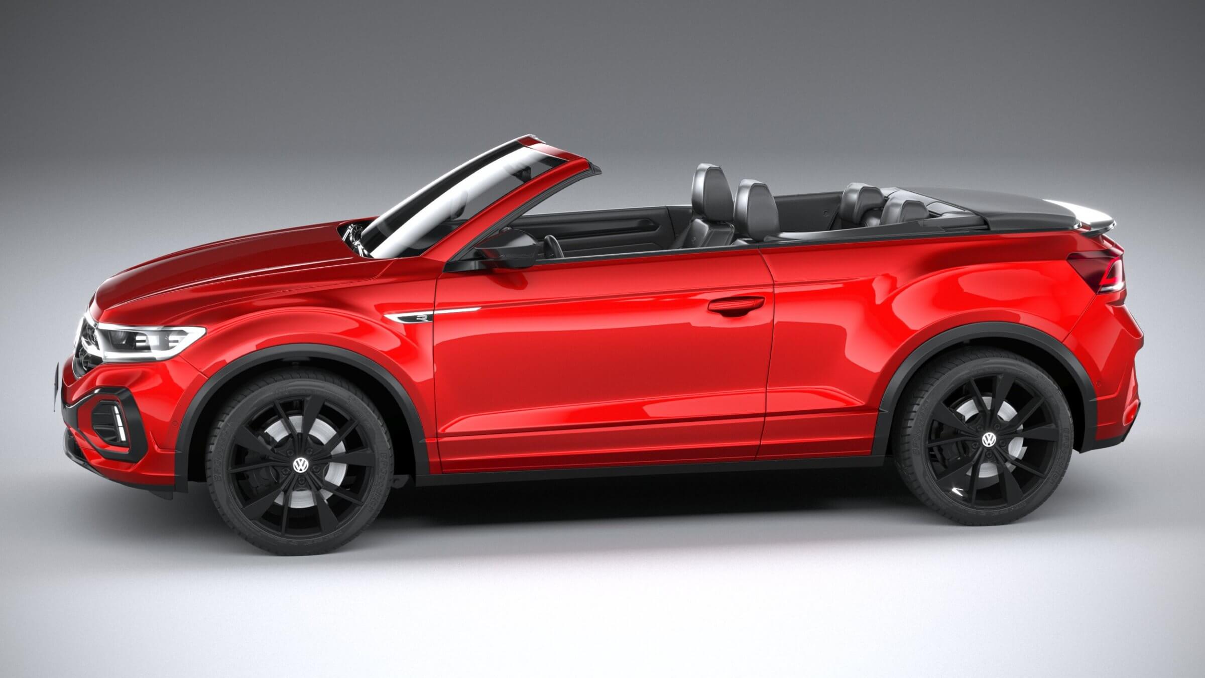 Volkswagen T-Roc Cabrio R-line 2022 3D Model by SQUIR