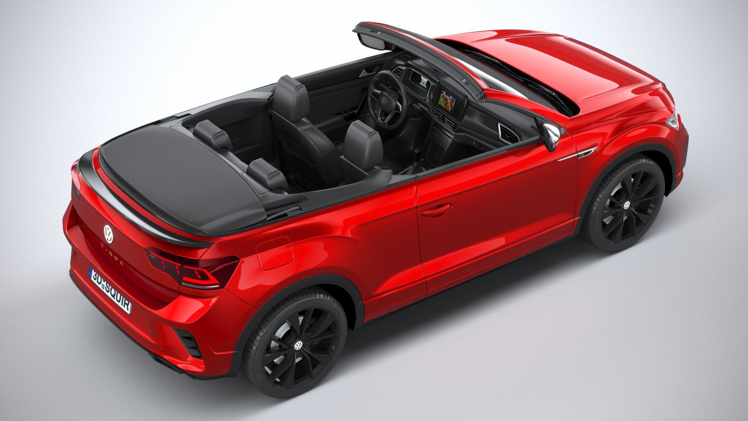 Volkswagen T-Roc Cabrio R-line 2022 3D Model by SQUIR