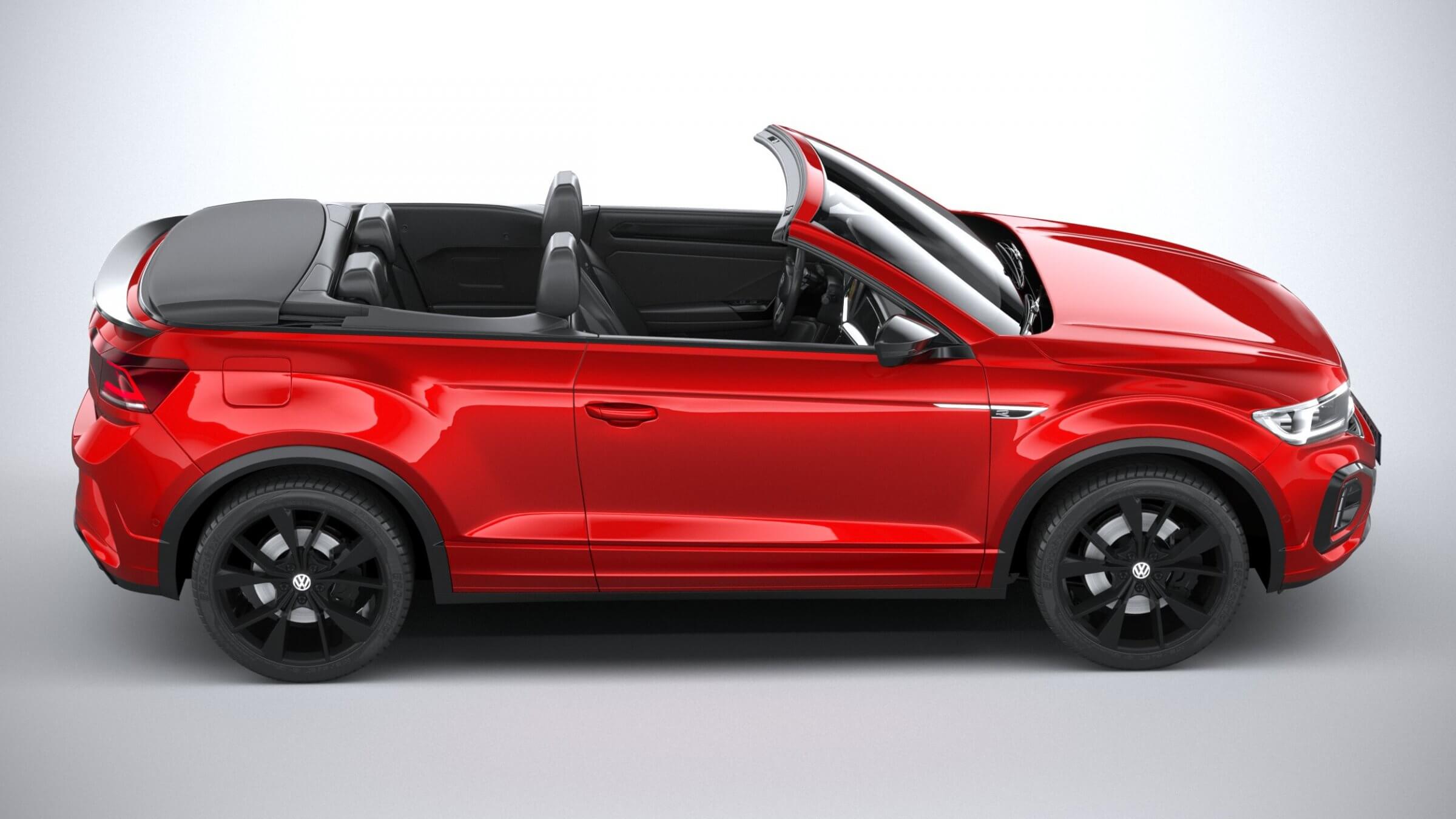 Volkswagen T-Roc Cabrio R-line 2022 3D Model by SQUIR
