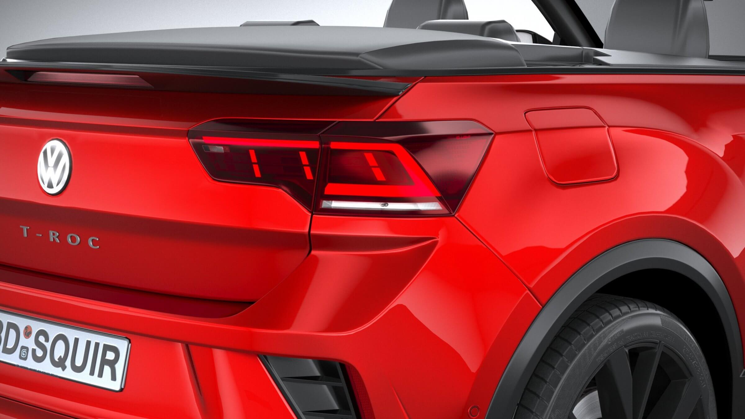 Volkswagen T-Roc Cabrio R-line 2022 3D Model by SQUIR