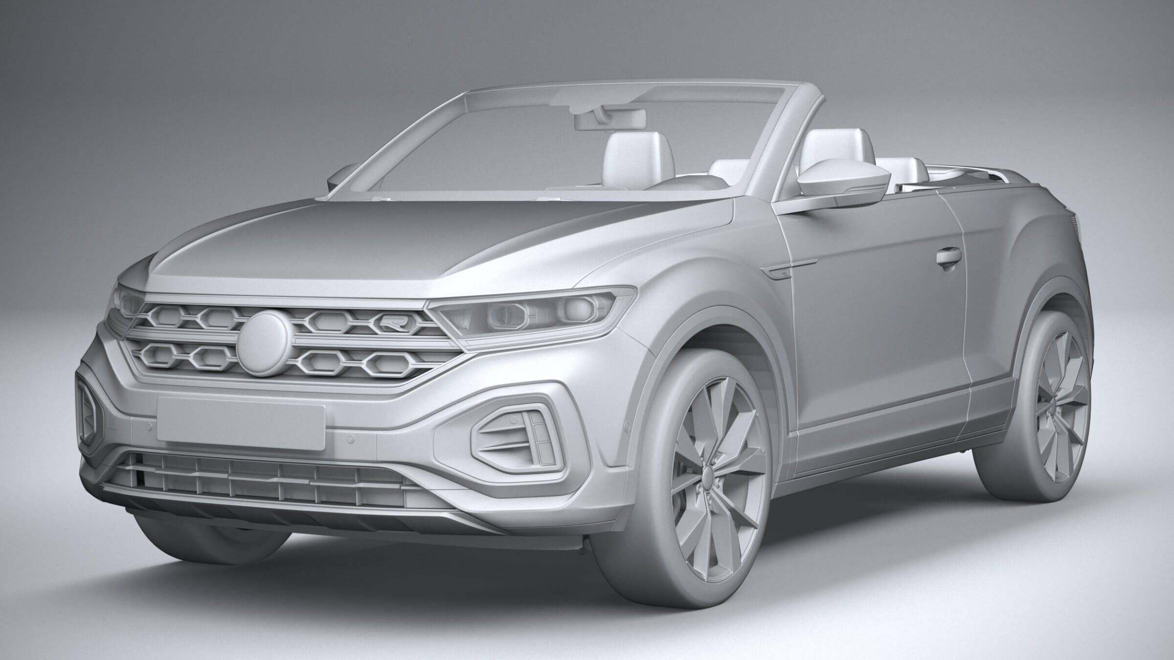 Volkswagen T-Roc Cabrio R-line 2022 3D Model by SQUIR