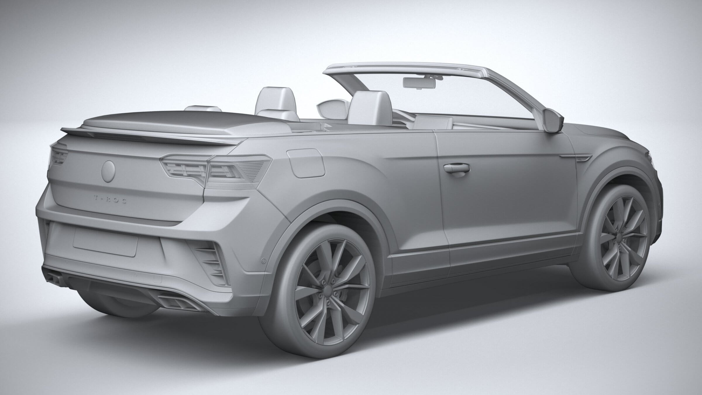 Volkswagen T-Roc Cabrio R-line 2022 3D Model by SQUIR