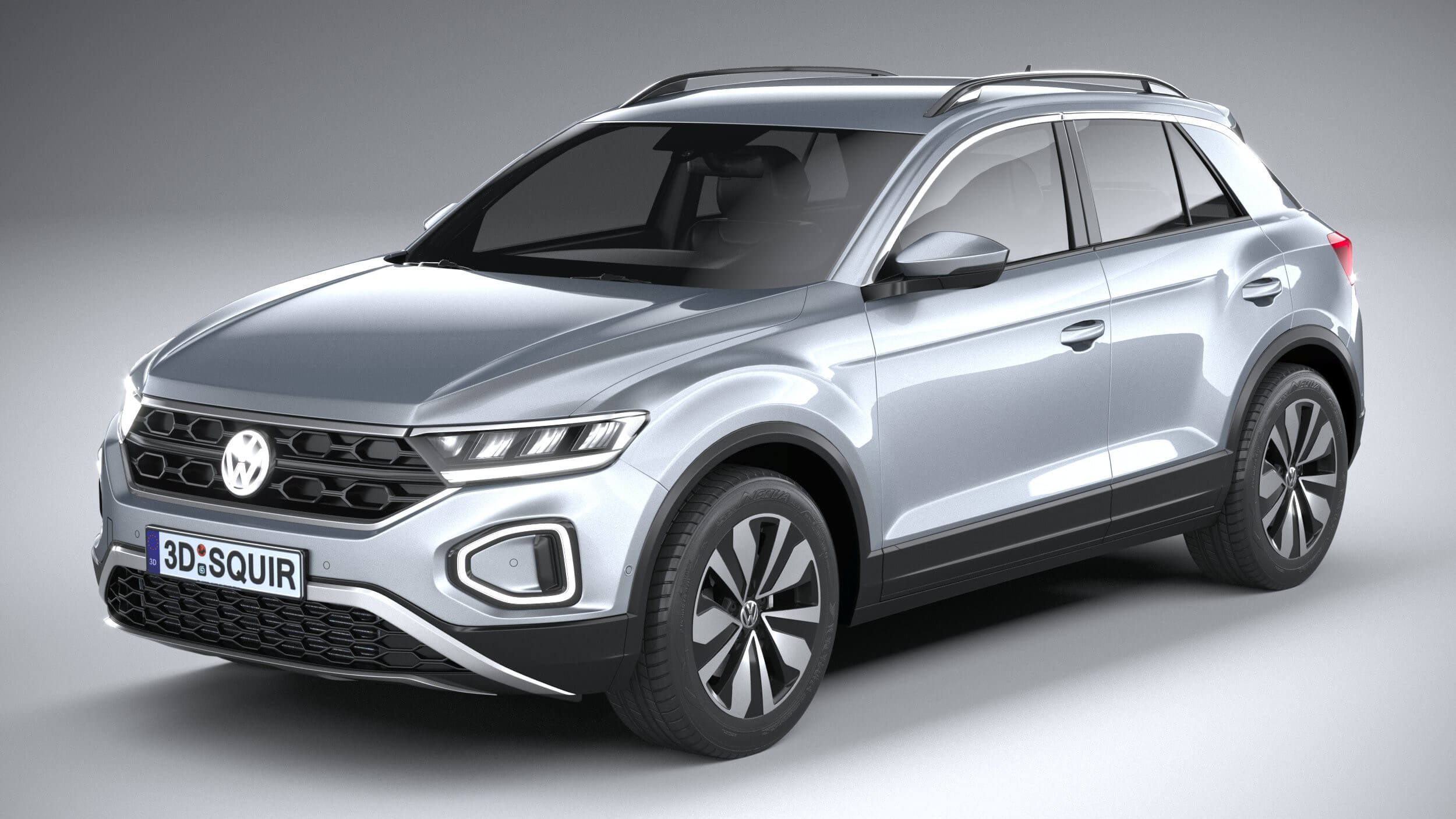 Volkswagen T-Roc LIFE 2023 3D Model by SQUIR