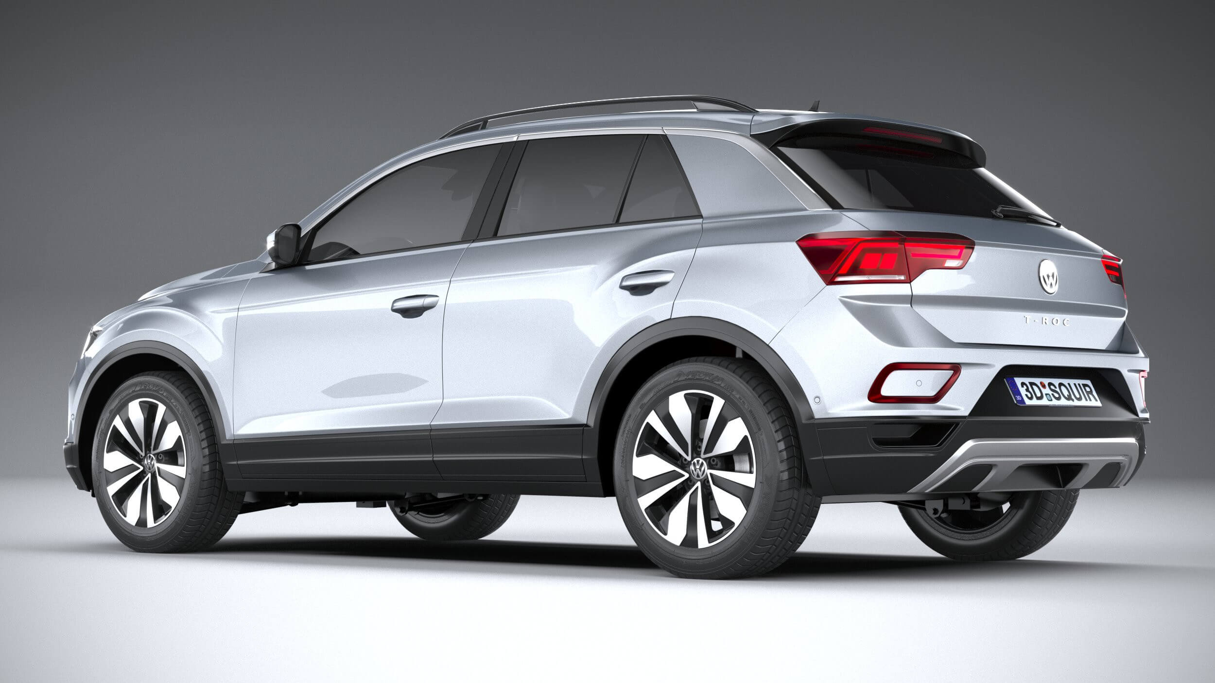 Volkswagen T-Roc LIFE 2023 3D Model by SQUIR