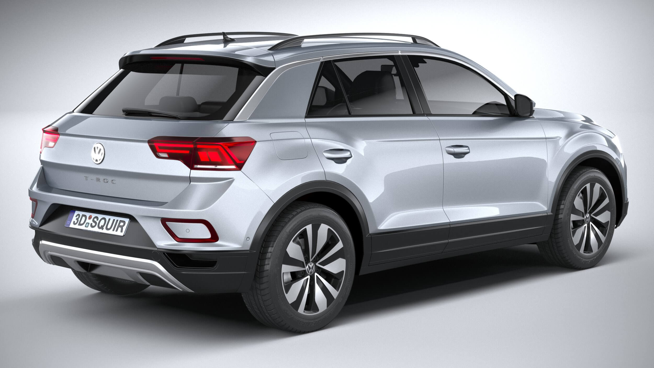Volkswagen T-Roc LIFE 2023 3D Model by SQUIR