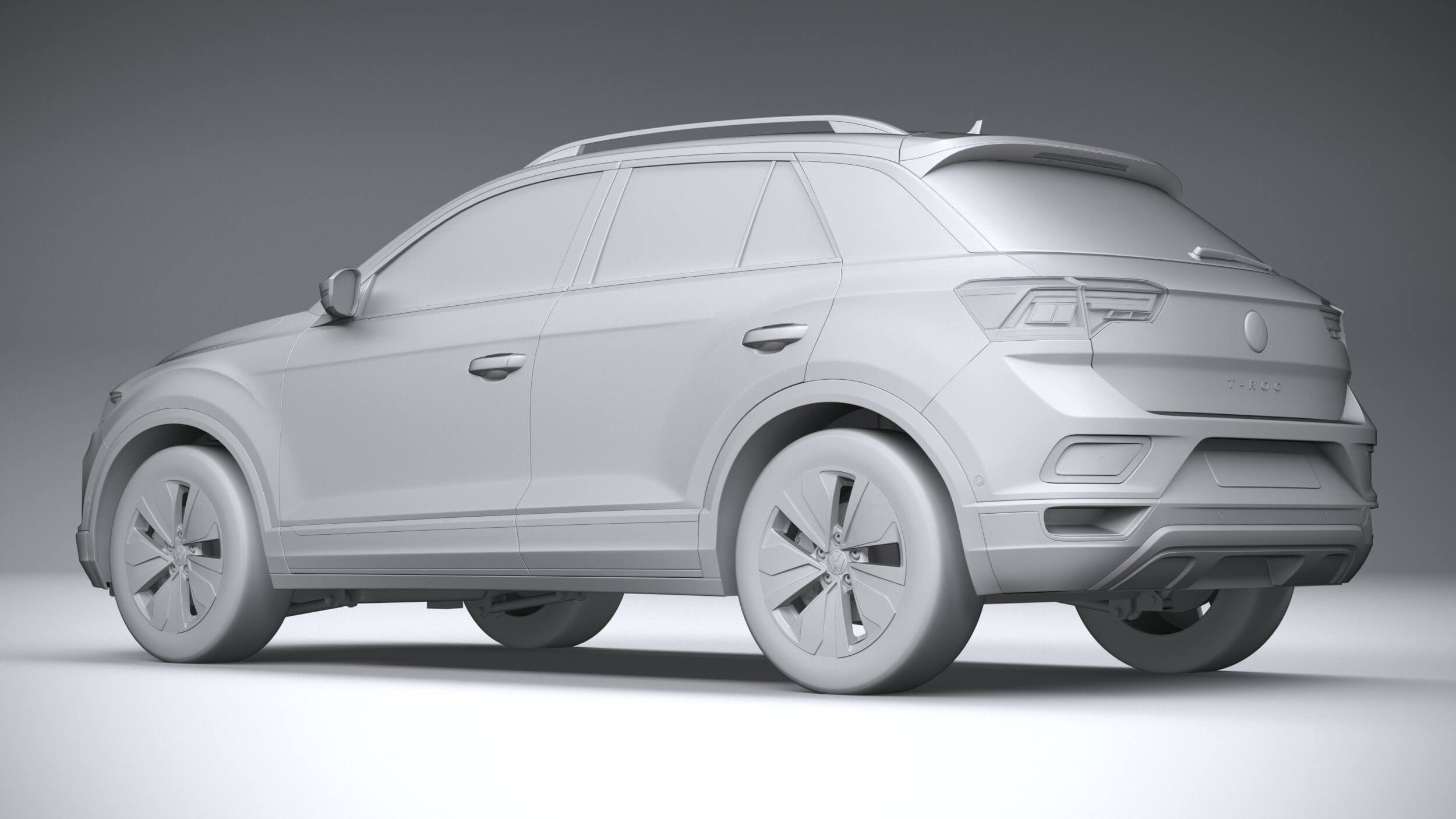 Volkswagen T-Roc LIFE 2023 3D Model by SQUIR