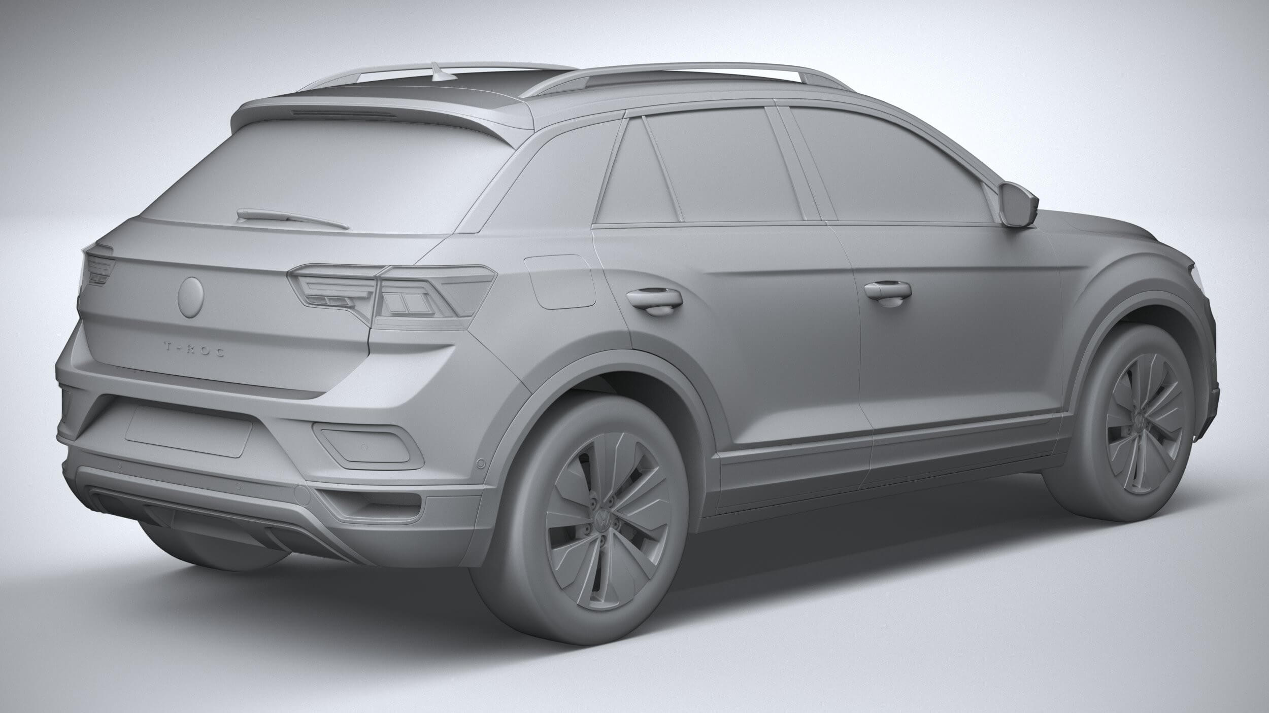 Volkswagen T-Roc LIFE 2023 3D Model by SQUIR