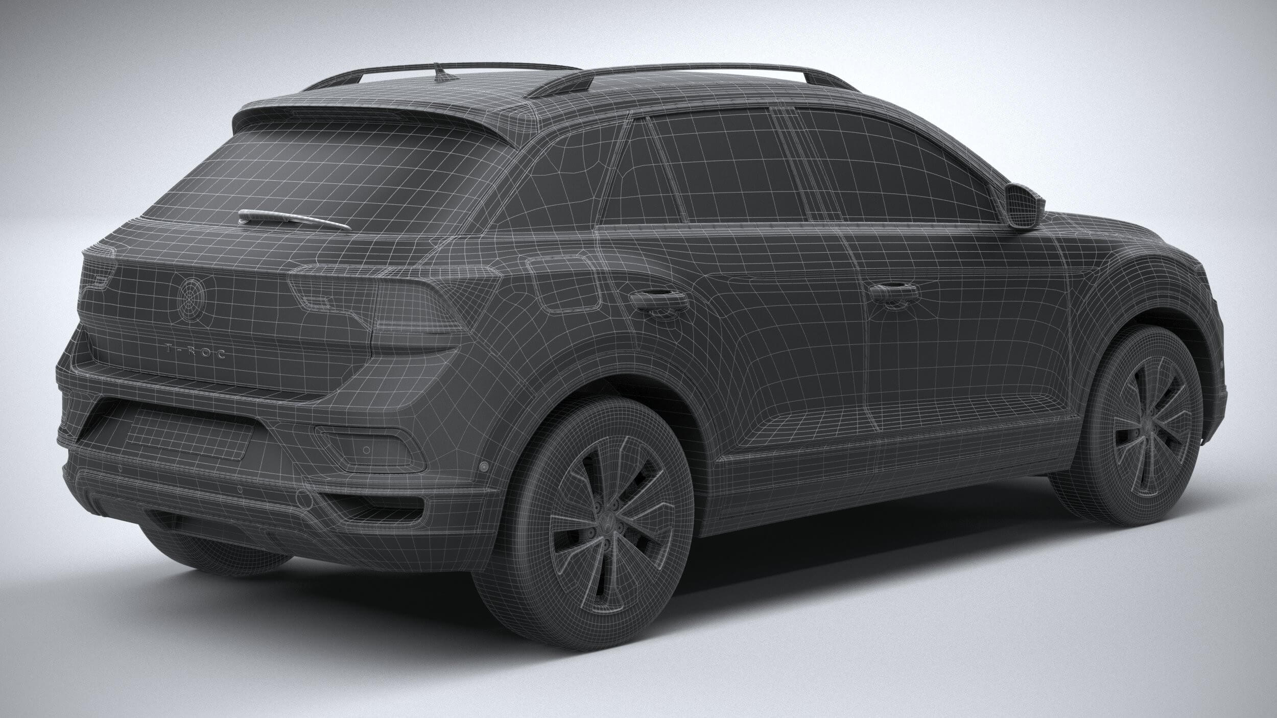 Volkswagen T-Roc LIFE 2023 3D Model by SQUIR