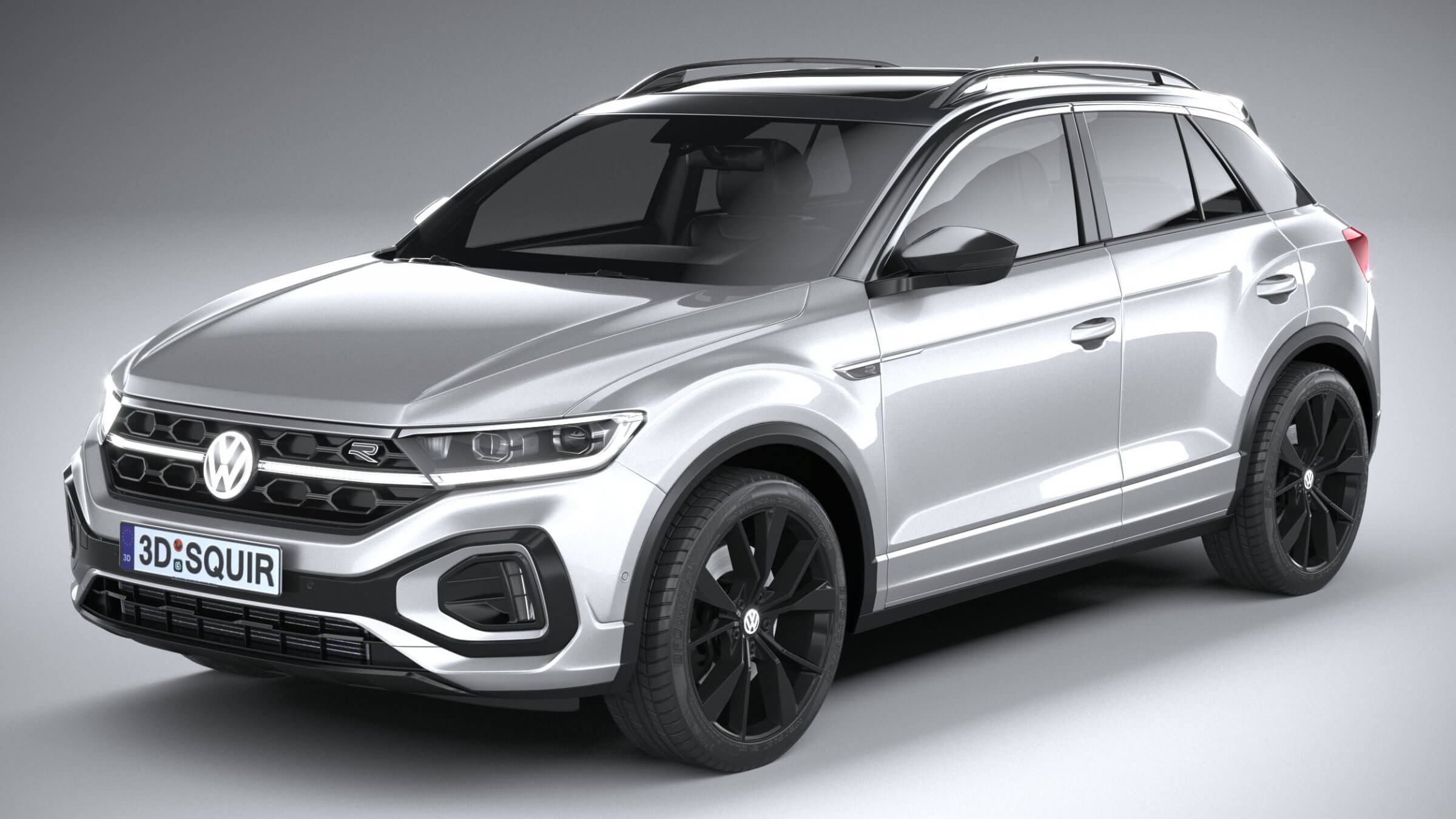 Volkswagen T-Roc R-line 2022 3D Model by SQUIR