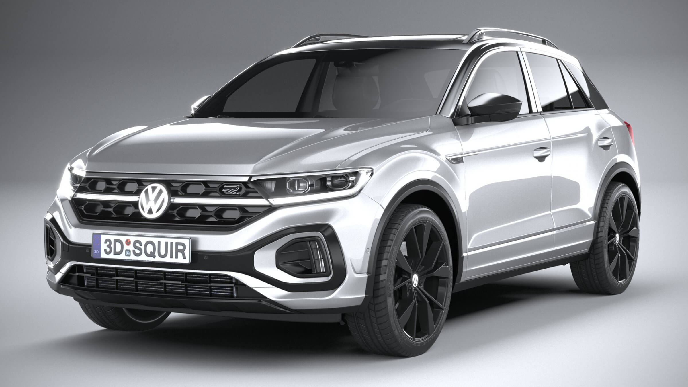 Volkswagen T-Roc R-line 2022 3D Model by SQUIR