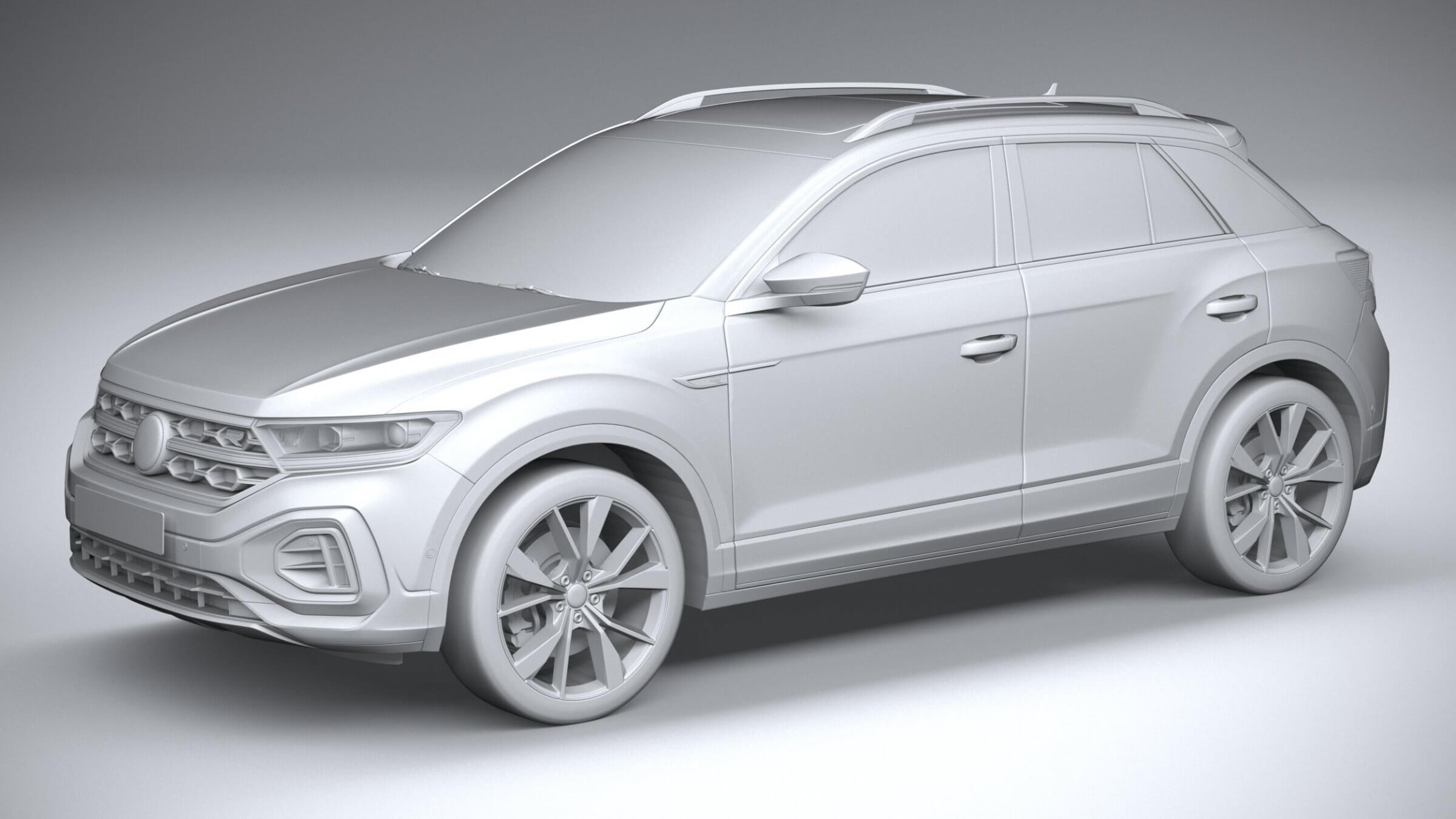 Volkswagen T-Roc R-line 2022 3D Model by SQUIR