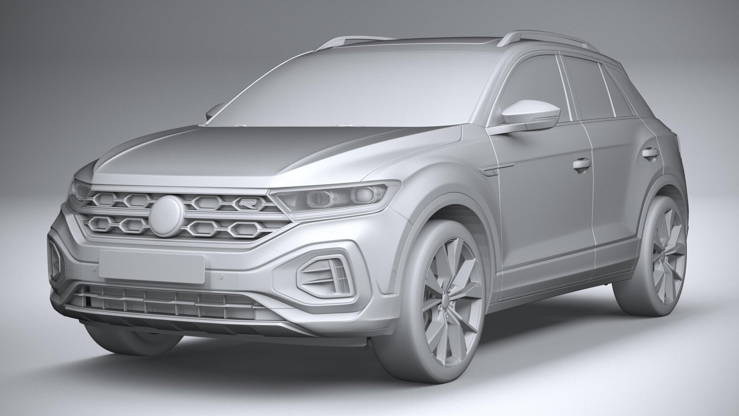 Volkswagen T-Roc R-line 2022 3D Model by SQUIR