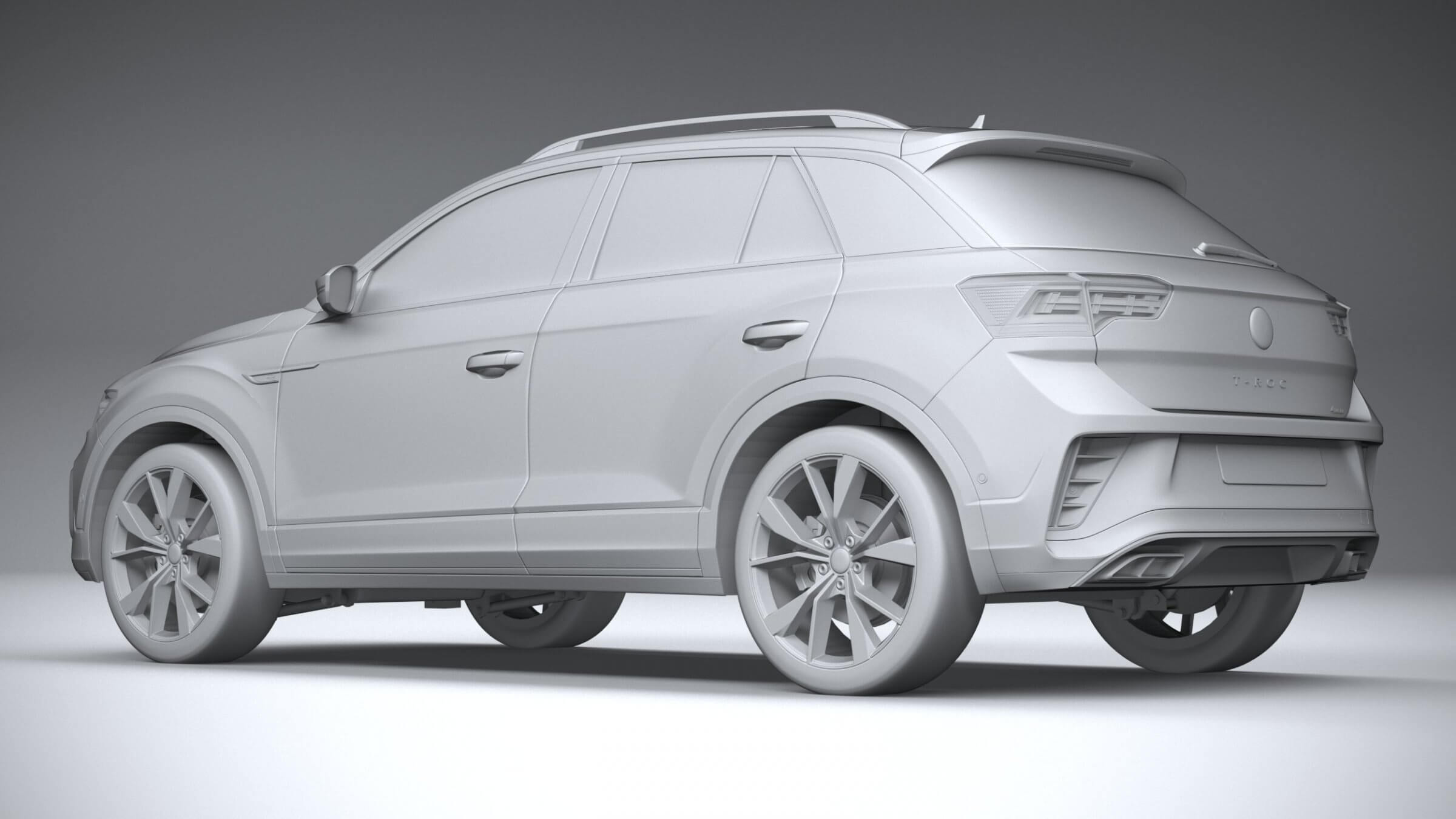 Volkswagen T-Roc R-line 2022 3D Model by SQUIR