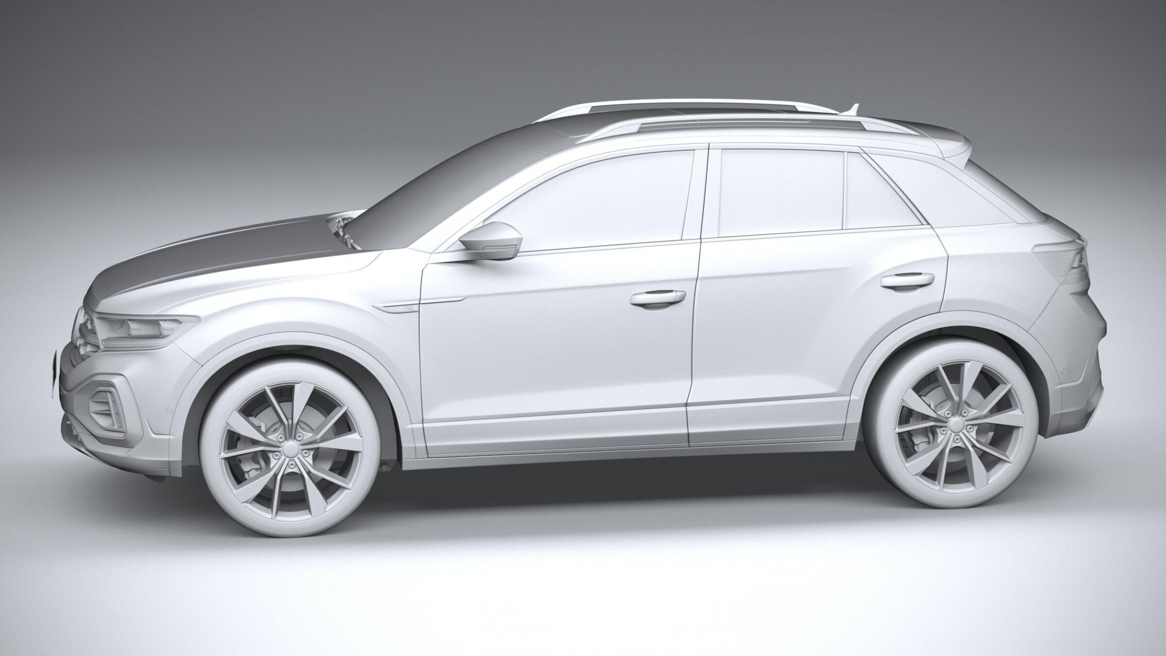 Volkswagen T-Roc R-line 2022 3D Model by SQUIR