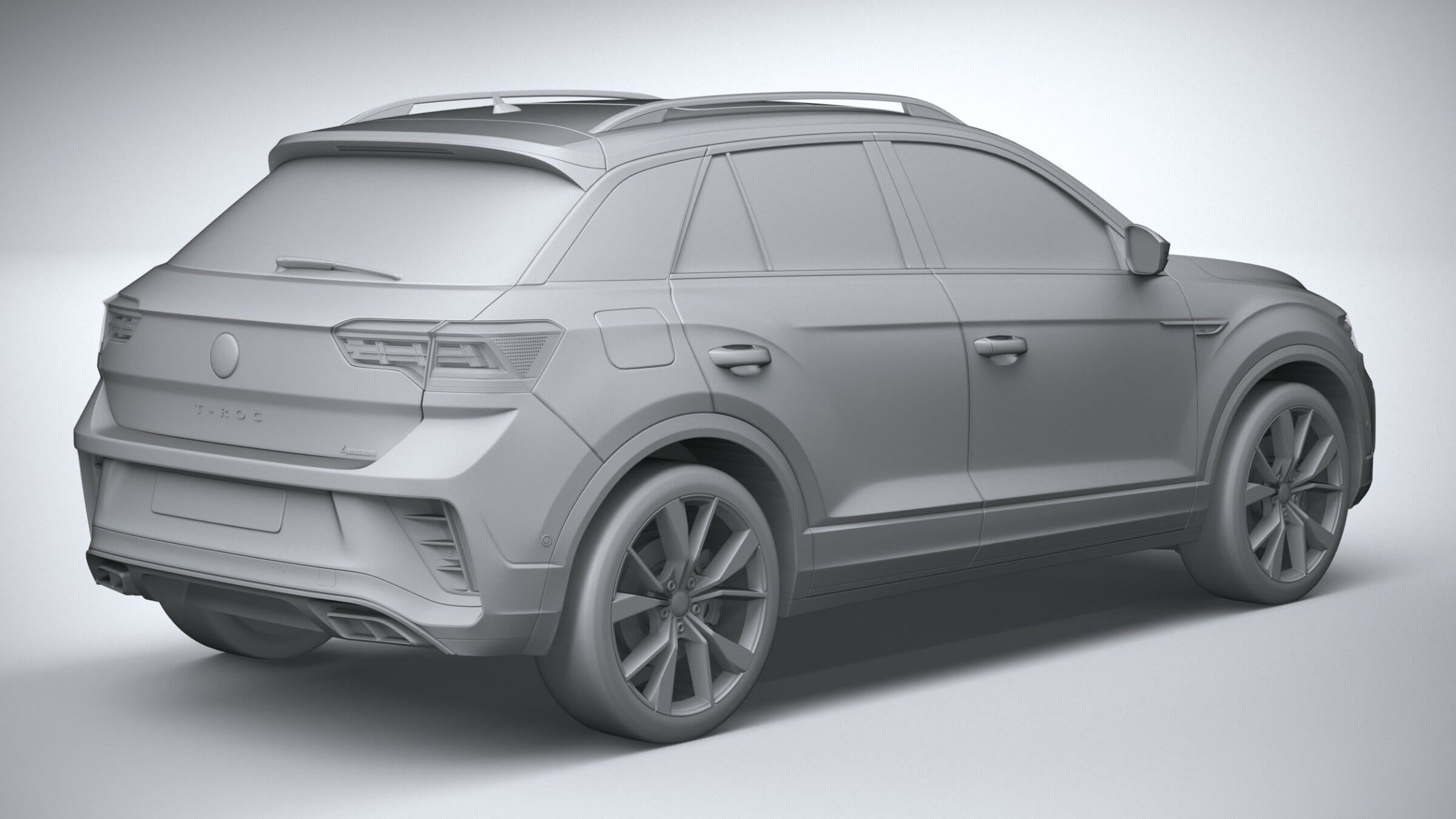 Volkswagen T-Roc R-line 2022 3D Model by SQUIR