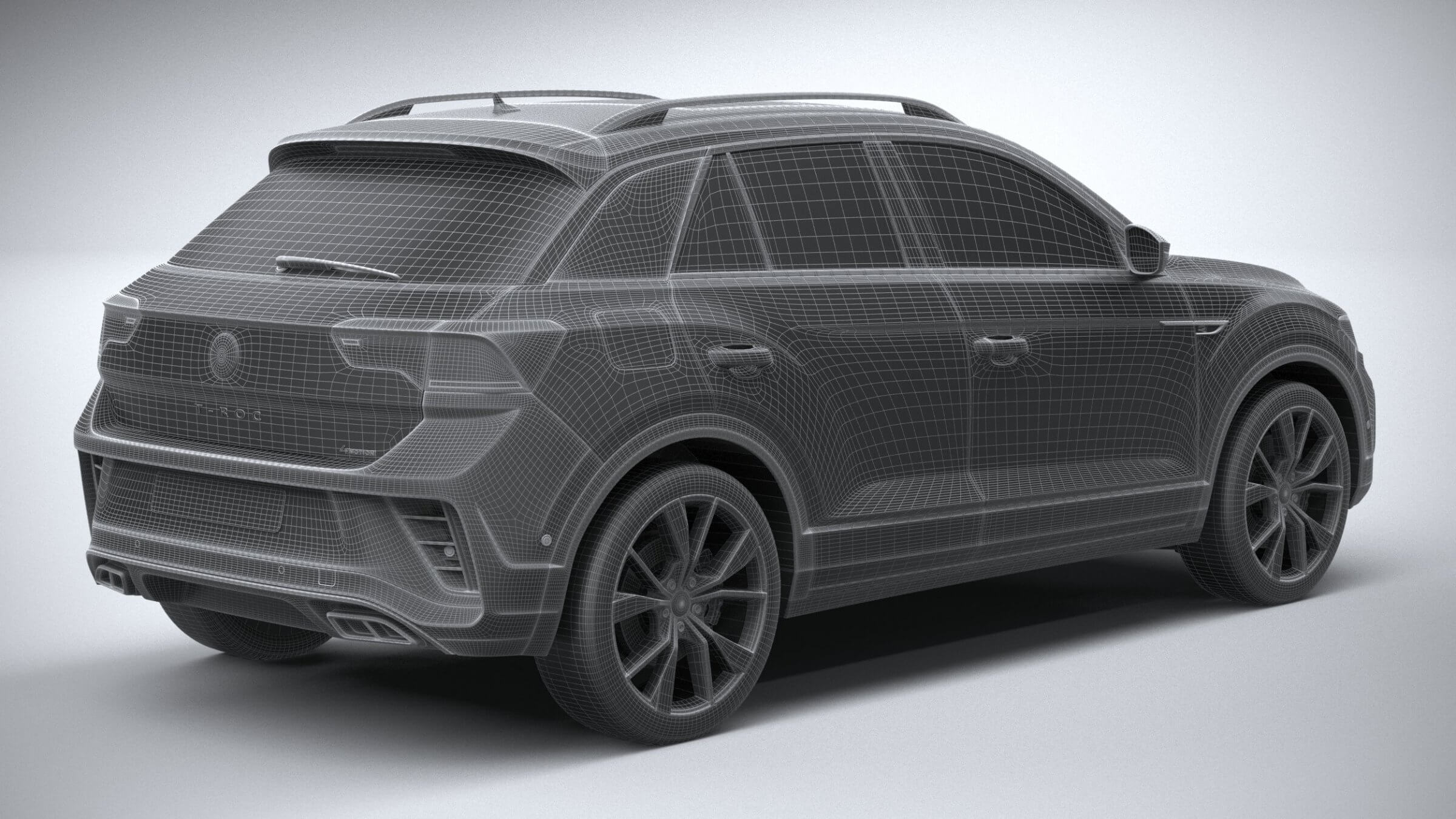 Volkswagen T-Roc R-line 2022 3D Model by SQUIR