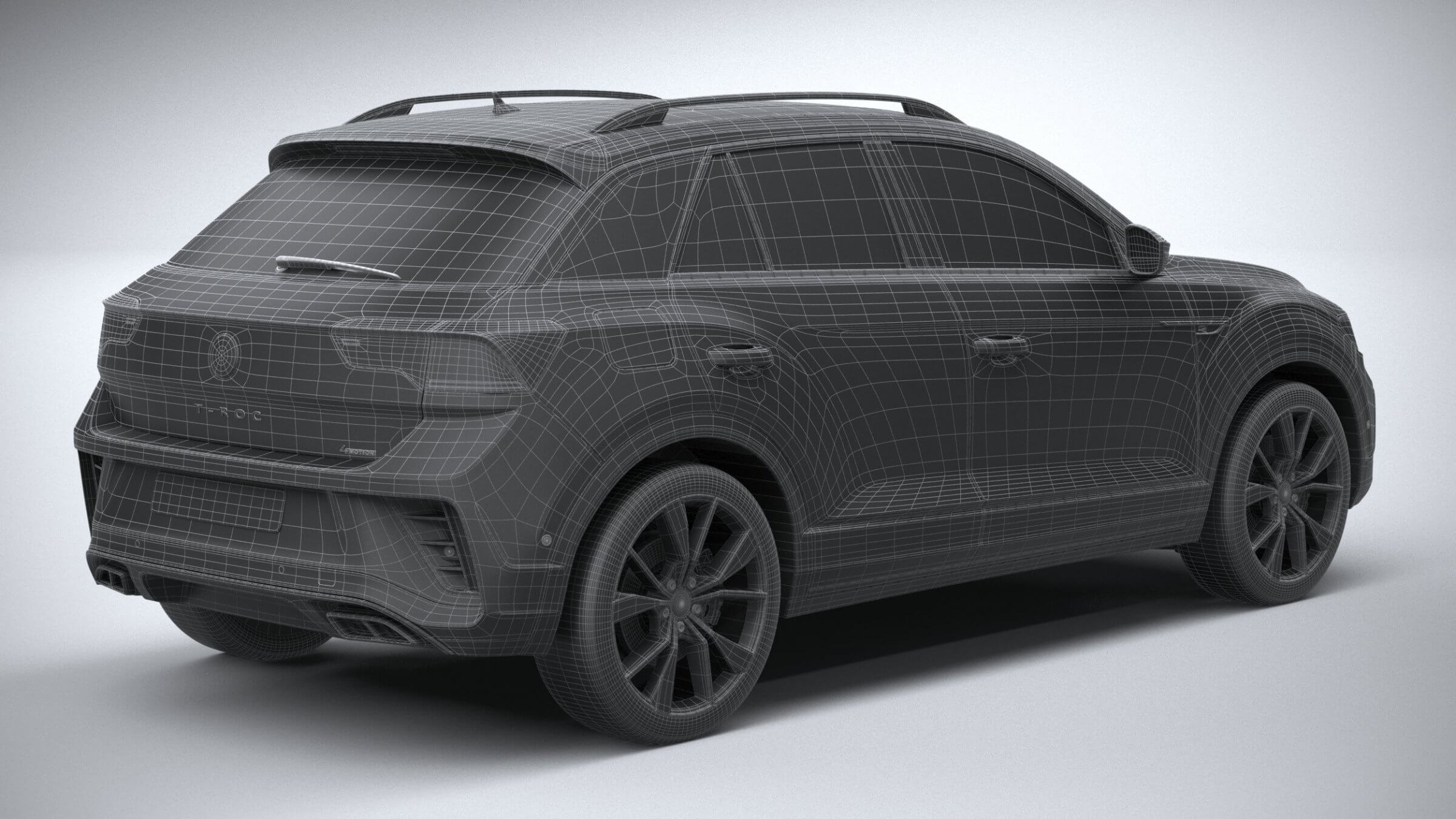 Volkswagen T-Roc R-line 2022 3D Model by SQUIR