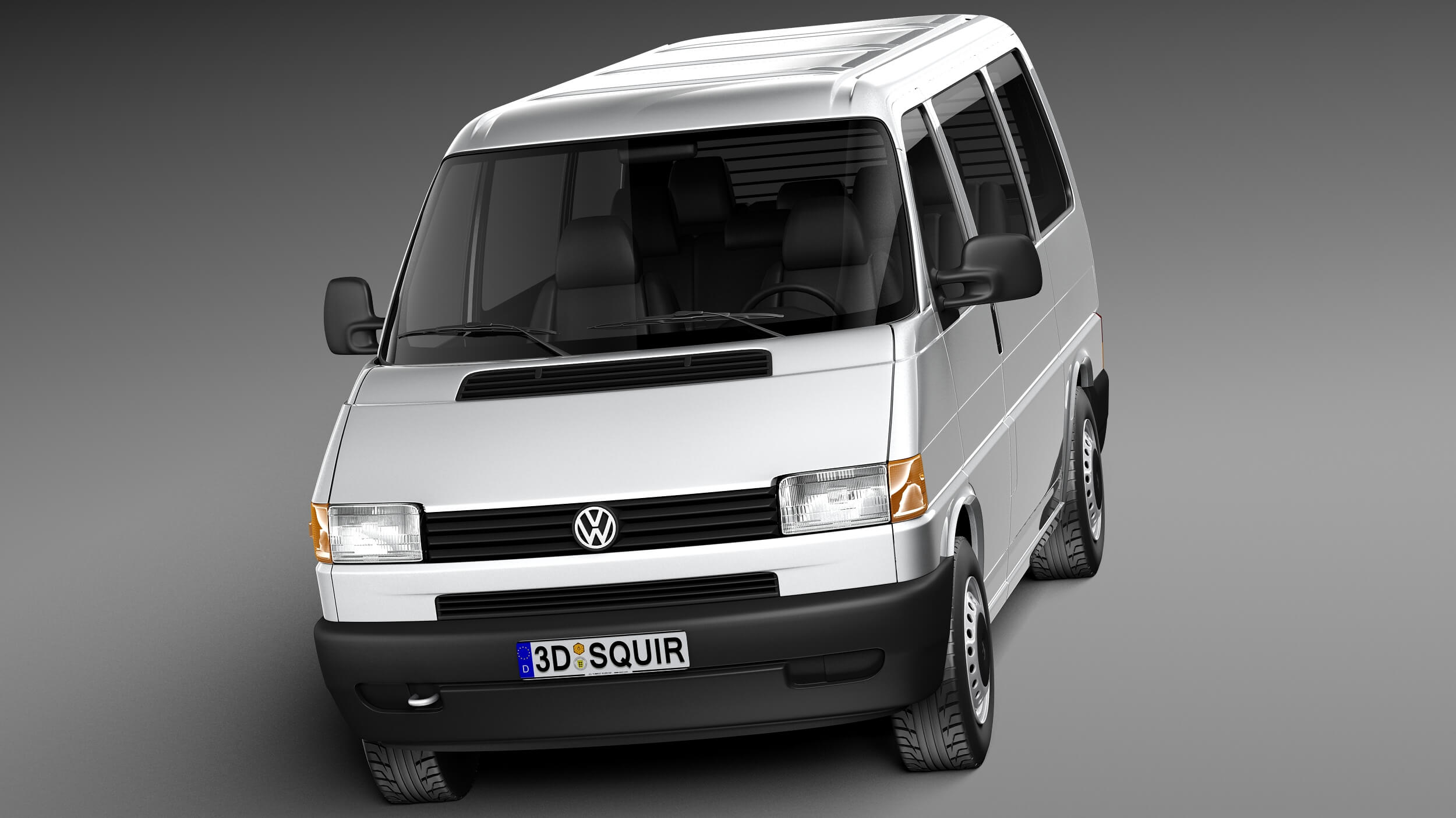 Volkswagen T4 Multivan Eurovan 1990-2003 3D Model by SQUIR