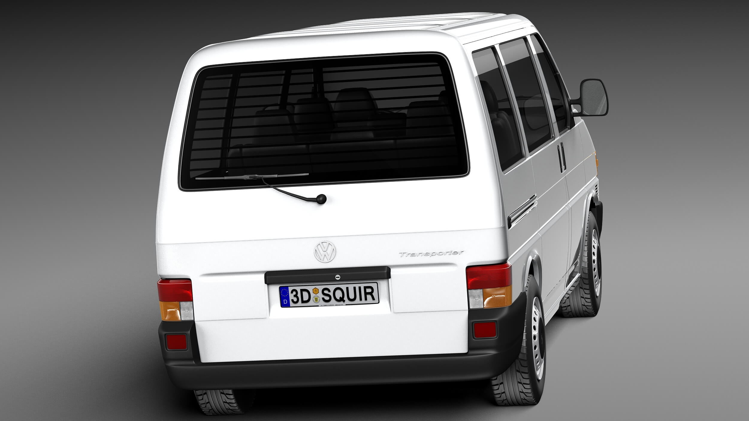 Volkswagen T4 Multivan Eurovan 1990-2003 3D Model by SQUIR