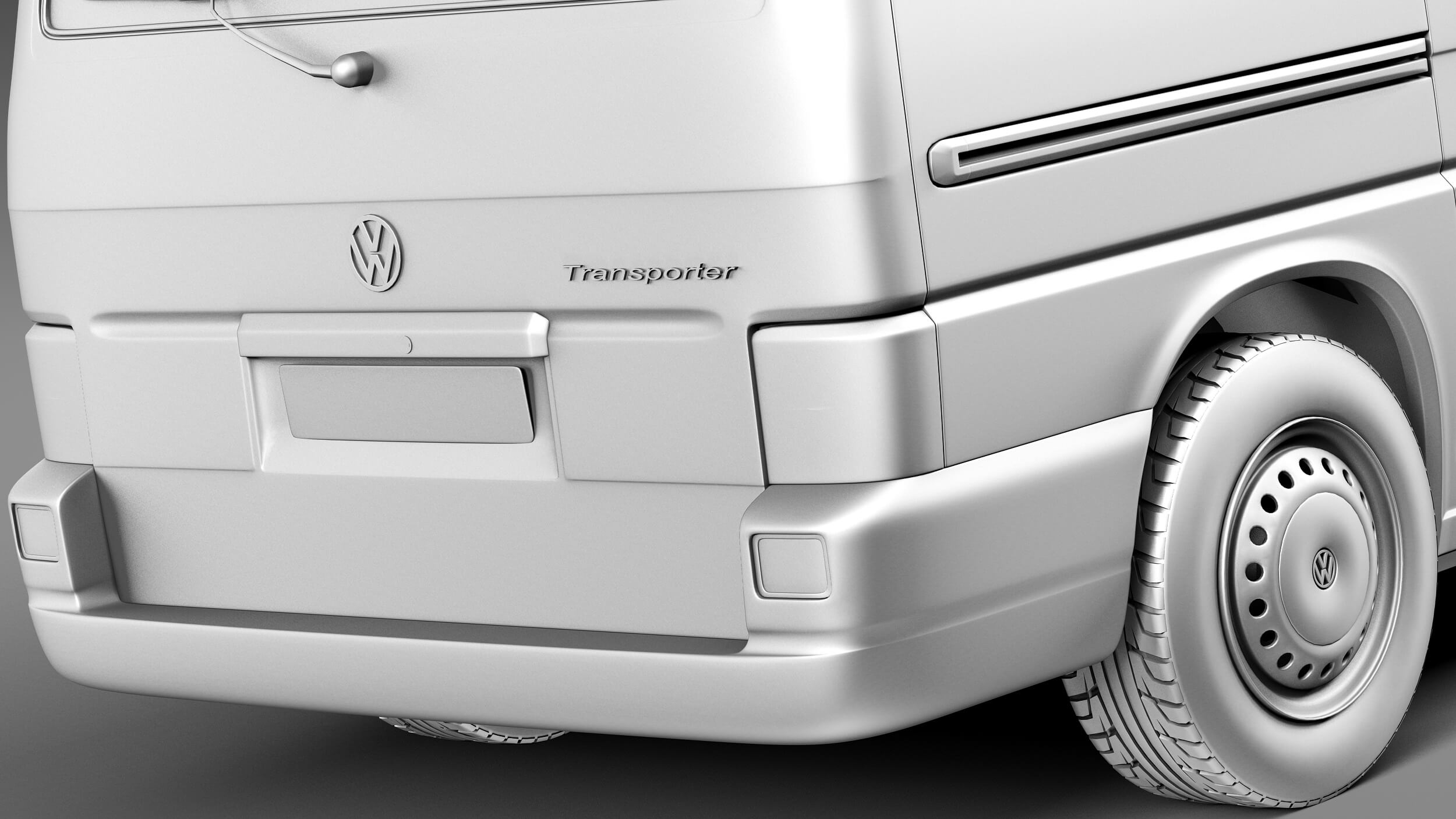 Volkswagen T4 Multivan Eurovan 1990-2003 3D Model by SQUIR