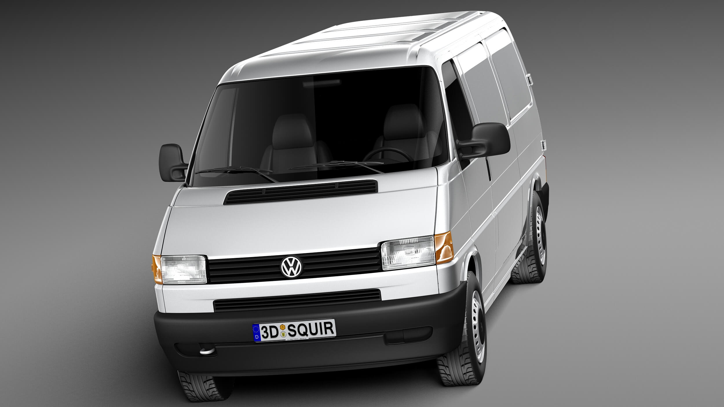 Volkswagen T4 Van 1990-2003 3D Model by SQUIR