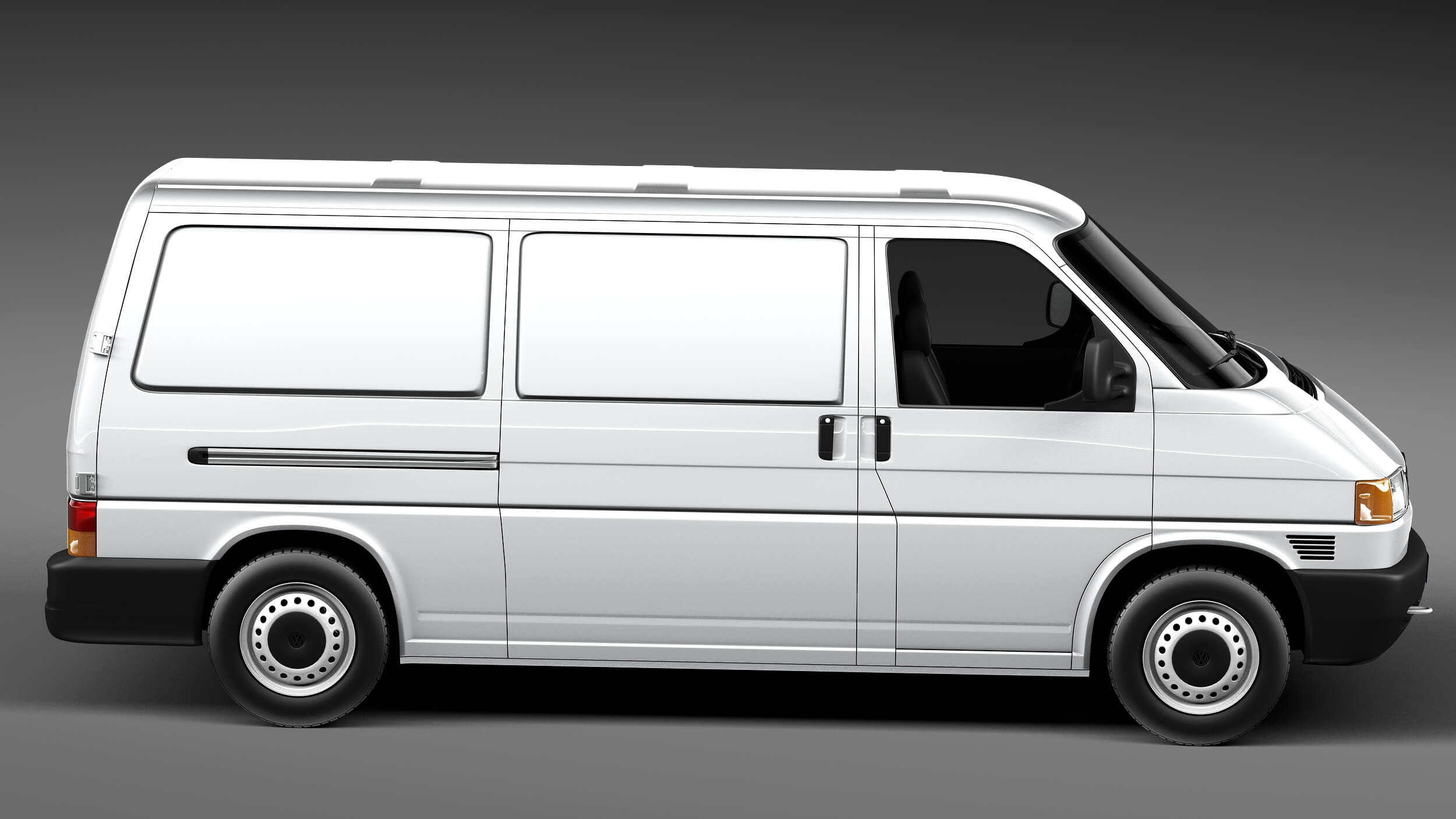 Volkswagen T4 Van 1990-2003 3D Model by SQUIR