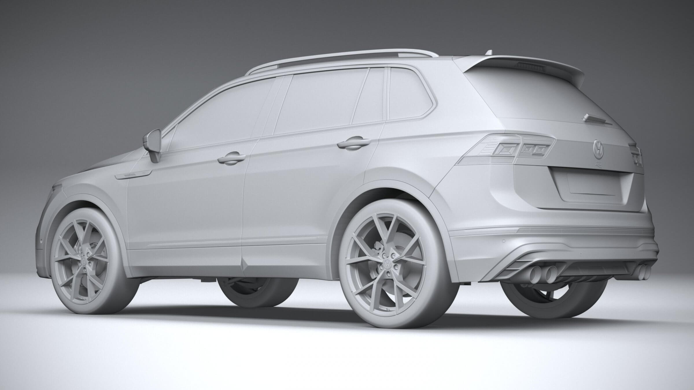 Volkswagen Tiguan R 2021 - 3D Model by SQUIR