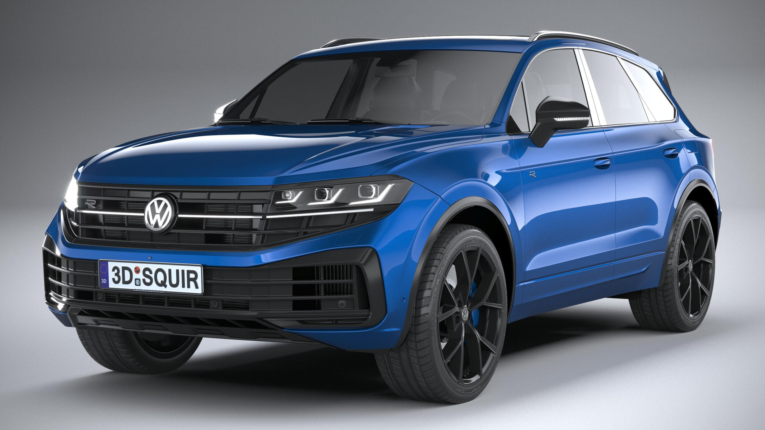 Volkswagen Touareg R Ehybrid 2024 - 3D Model by SQUIR