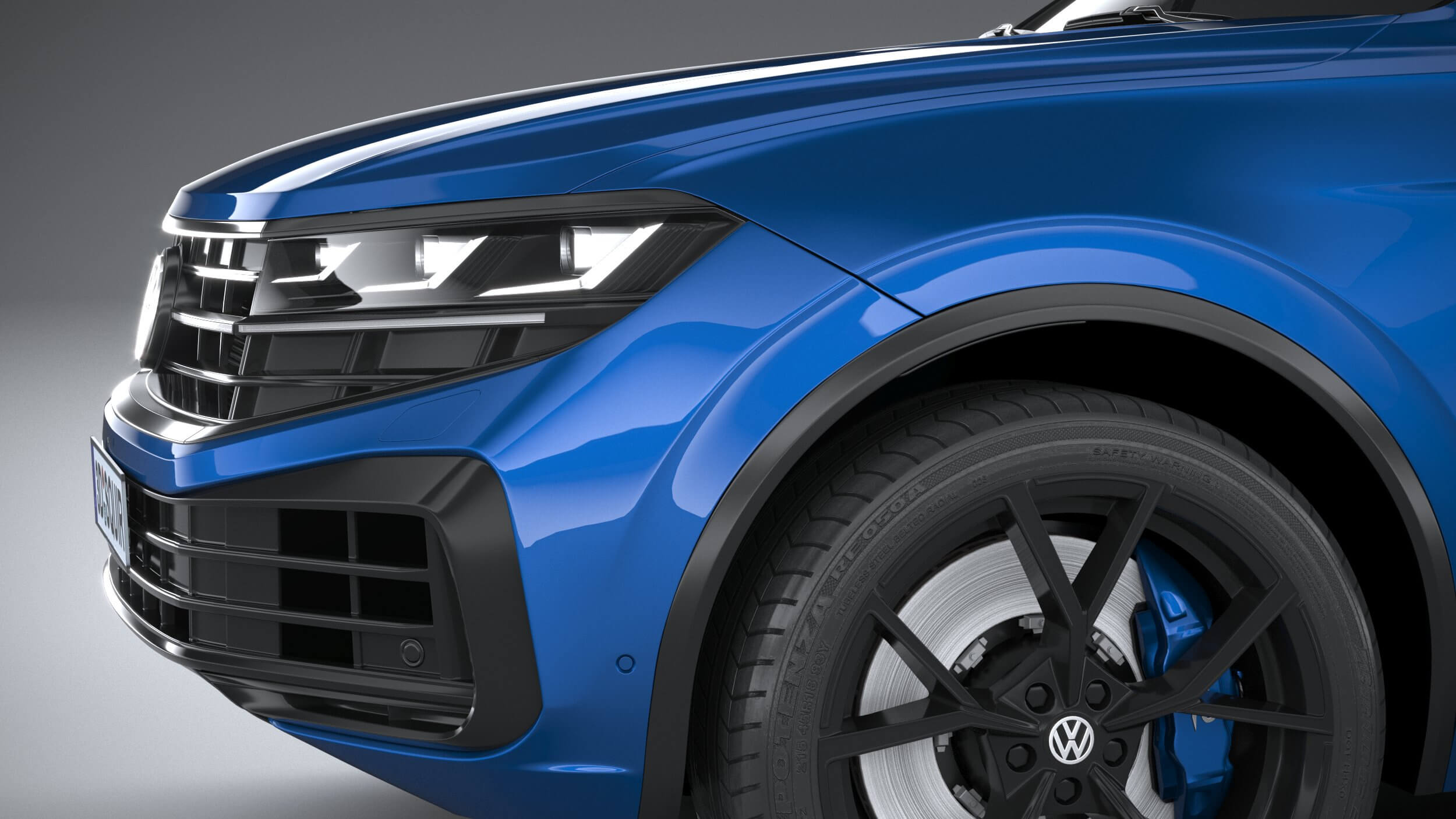 Volkswagen Touareg R Ehybrid 2024 - 3D Model by SQUIR