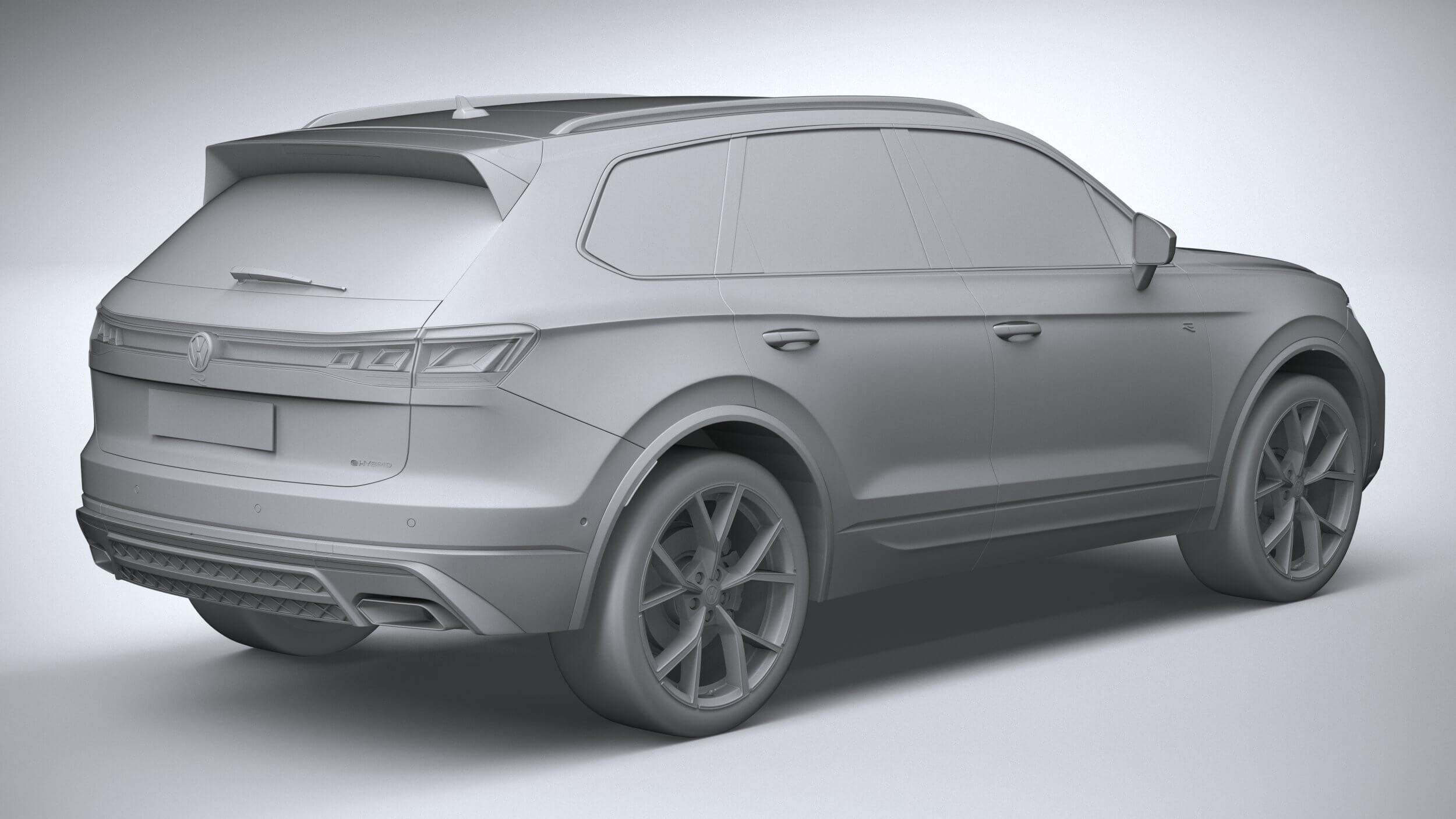 Volkswagen Touareg R Ehybrid 2024 - 3D Model by SQUIR