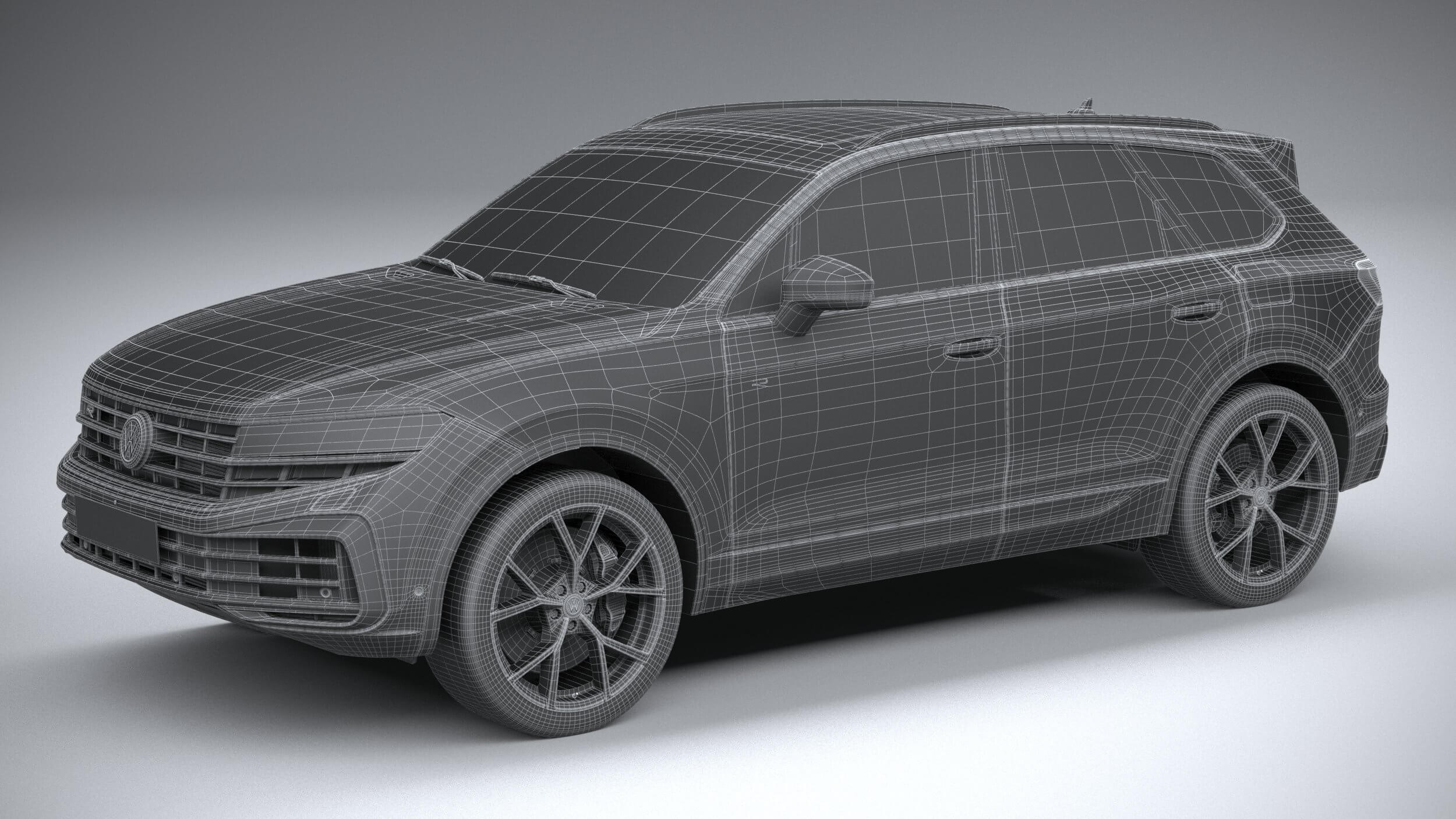 Volkswagen Touareg R Ehybrid 2024 - 3D Model by SQUIR